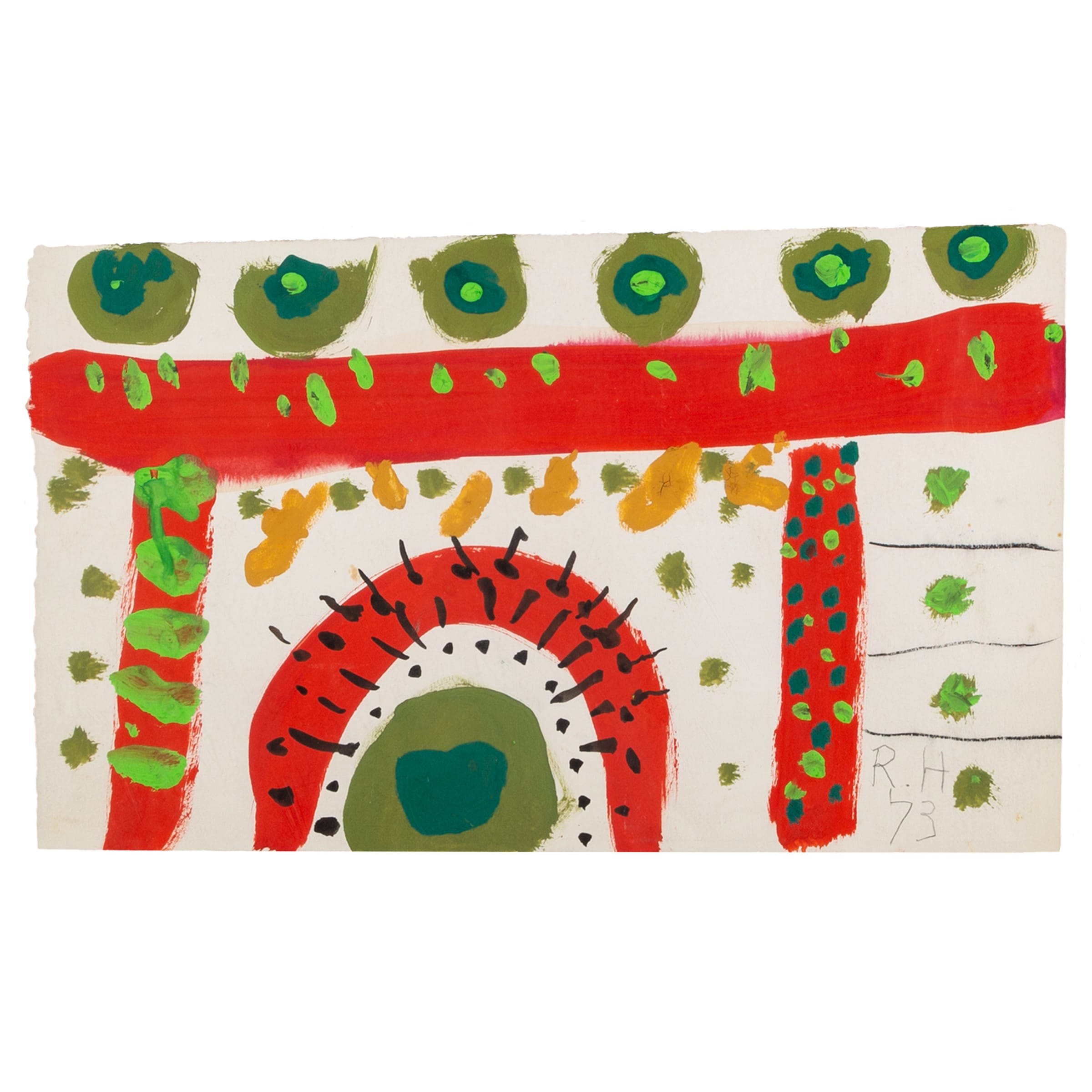 Roger Hilton, Untitled, 1973 | Jenna Burlingham Gallery