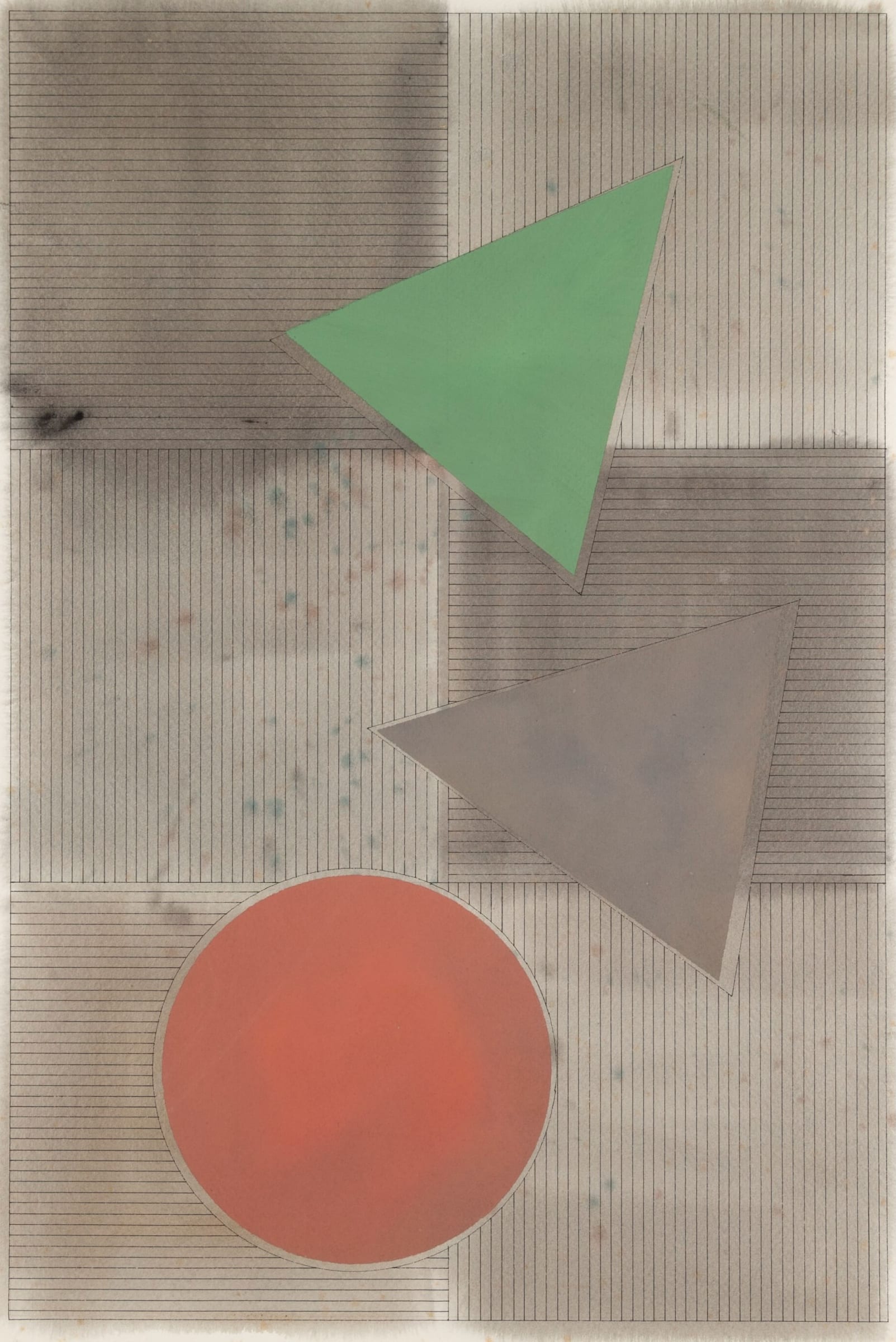 Gordon House, Red/Green, from Study for Larger Tri Motif Series, 1977 ...