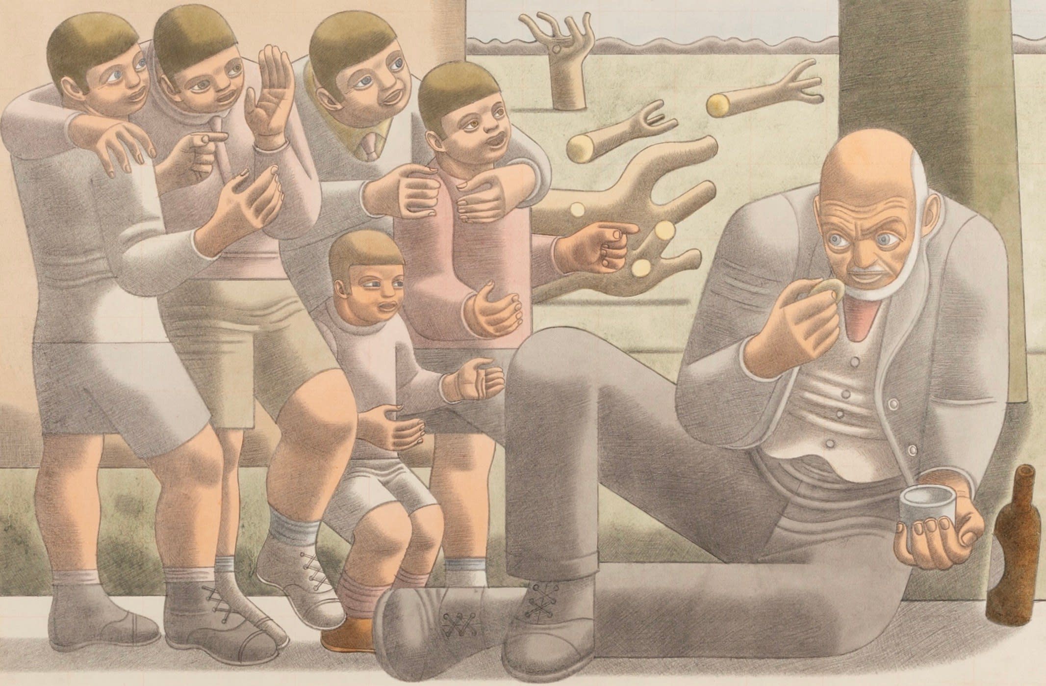 William Roberts, Untitled, 1945 circa | Jenna Burlingham Gallery