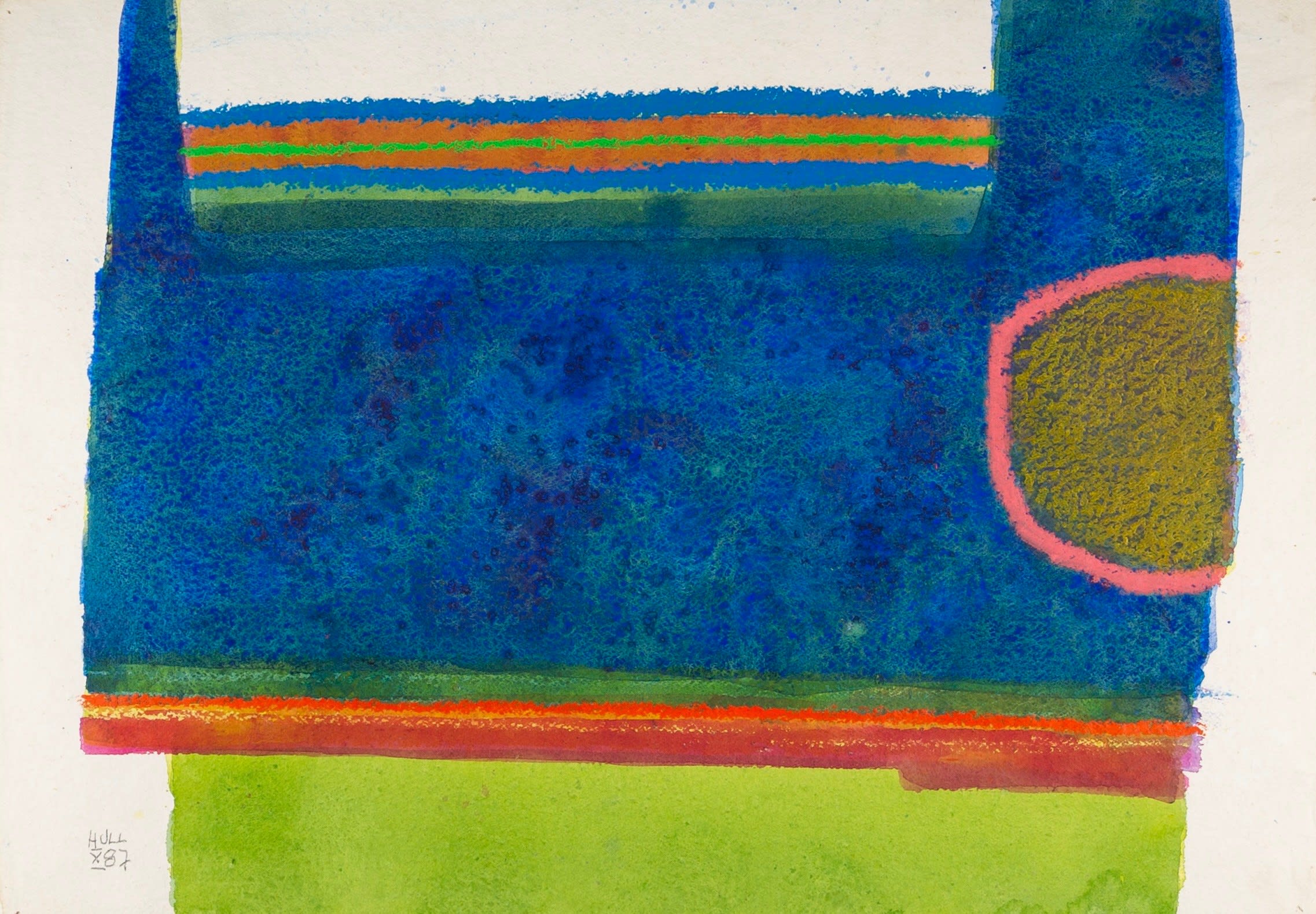 James Hull, Composition (Blue, Green, Orange and Red), 1987 | Jenna ...