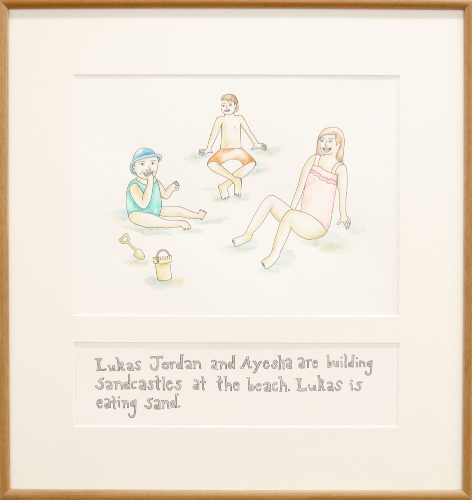 Ayesha Green, Lukas Jordan and Ayesha at the beach, 2019 | Jhana ...