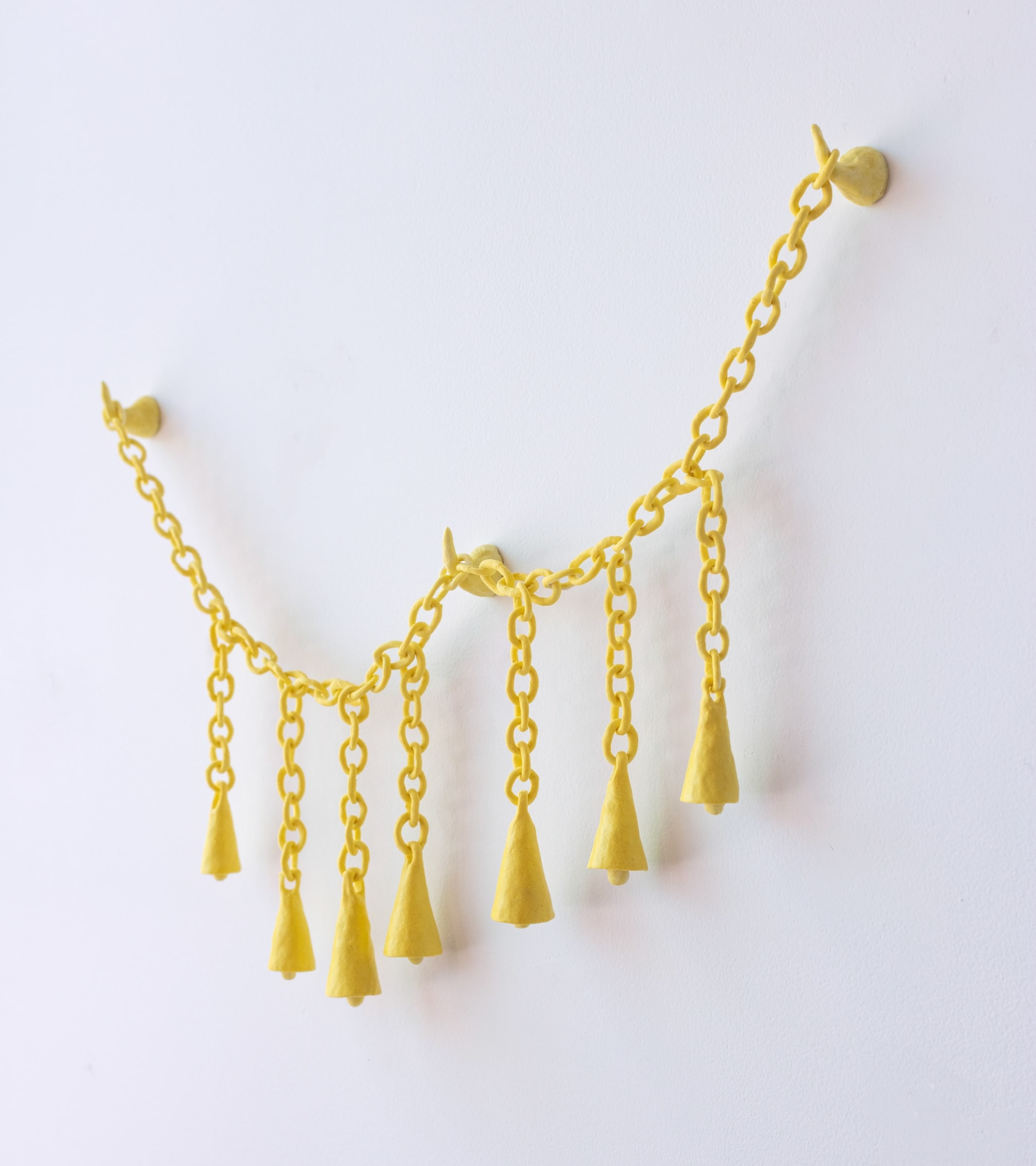Jaime Jenkins, Yellow bell chain, 2025 | Jhana Millers Gallery