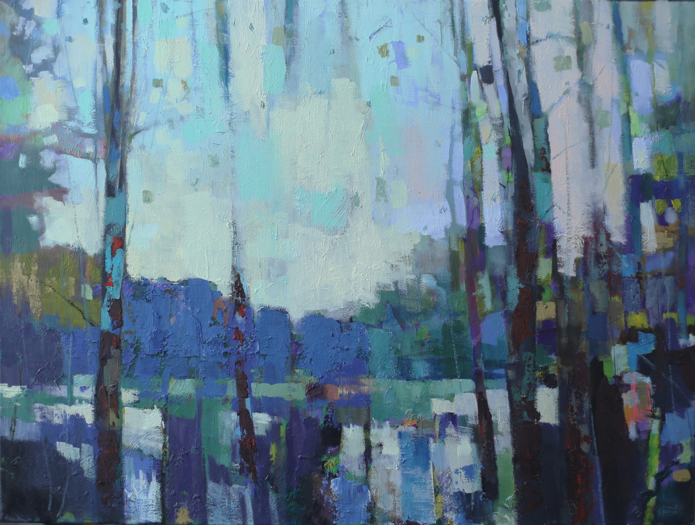 Nick Heap, Woodchester Park with Wild Garlic | John Davies Gallery