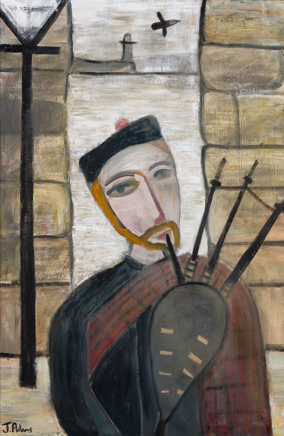 James Newton Adams, Piper, 2024 | Kilmorack Gallery