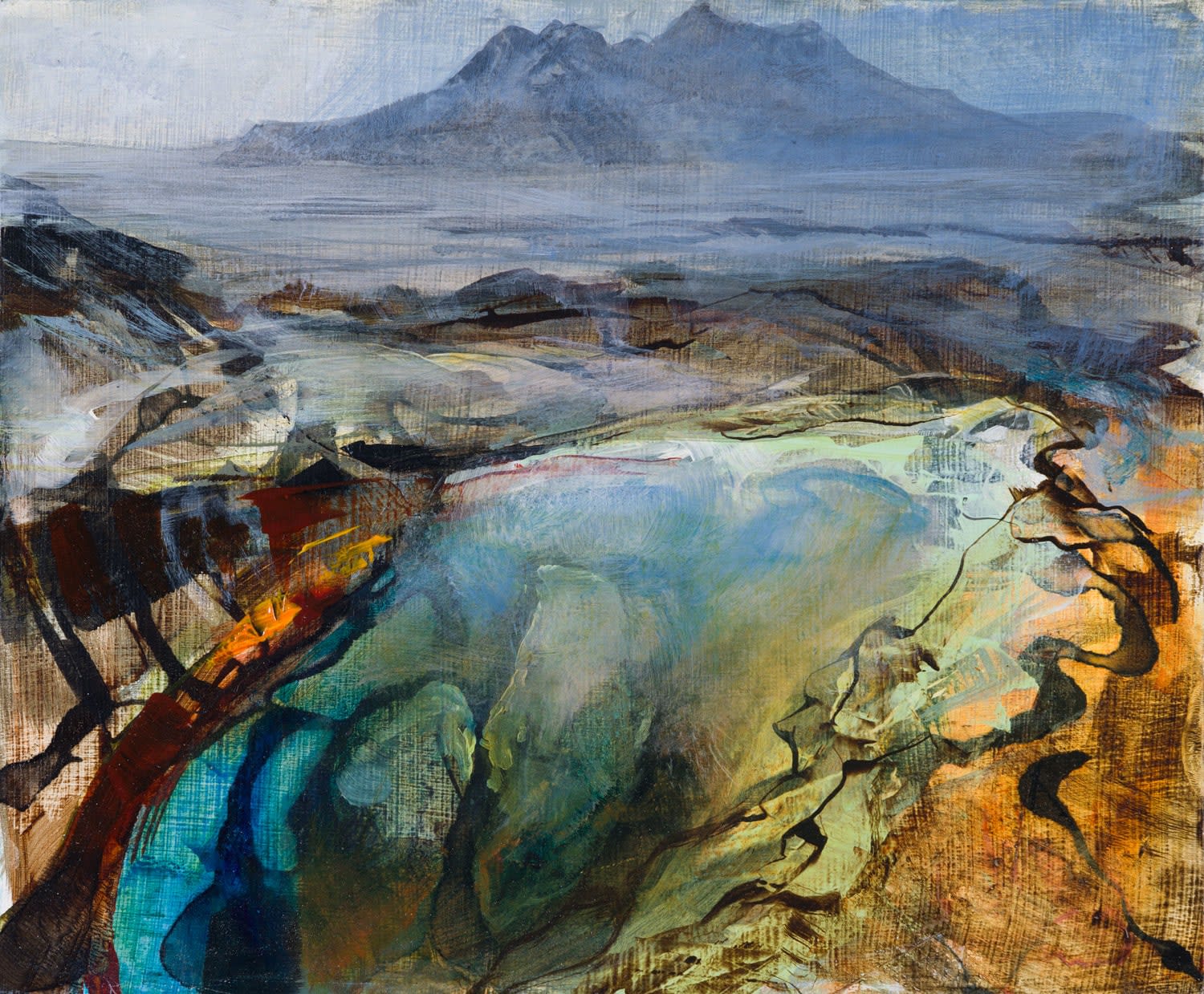 Beth Robertson Fiddes, Quiet Pool, Eigg, 2025 | Kilmorack Gallery