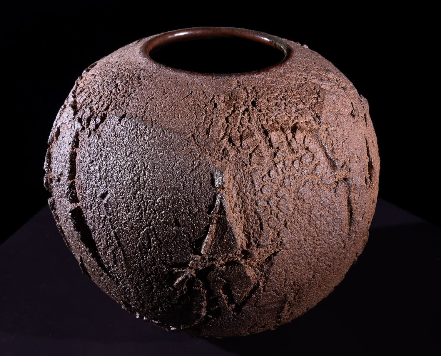 Patricia Shone, Erosion Earth Bowl, 2023 | Kilmorack Gallery