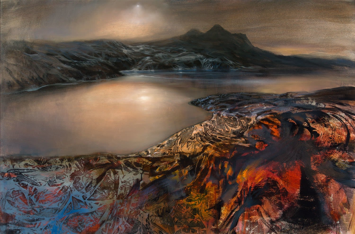 Beth Robertson Fiddes, Across Loch Veyatie, 2023 | Kilmorack Gallery