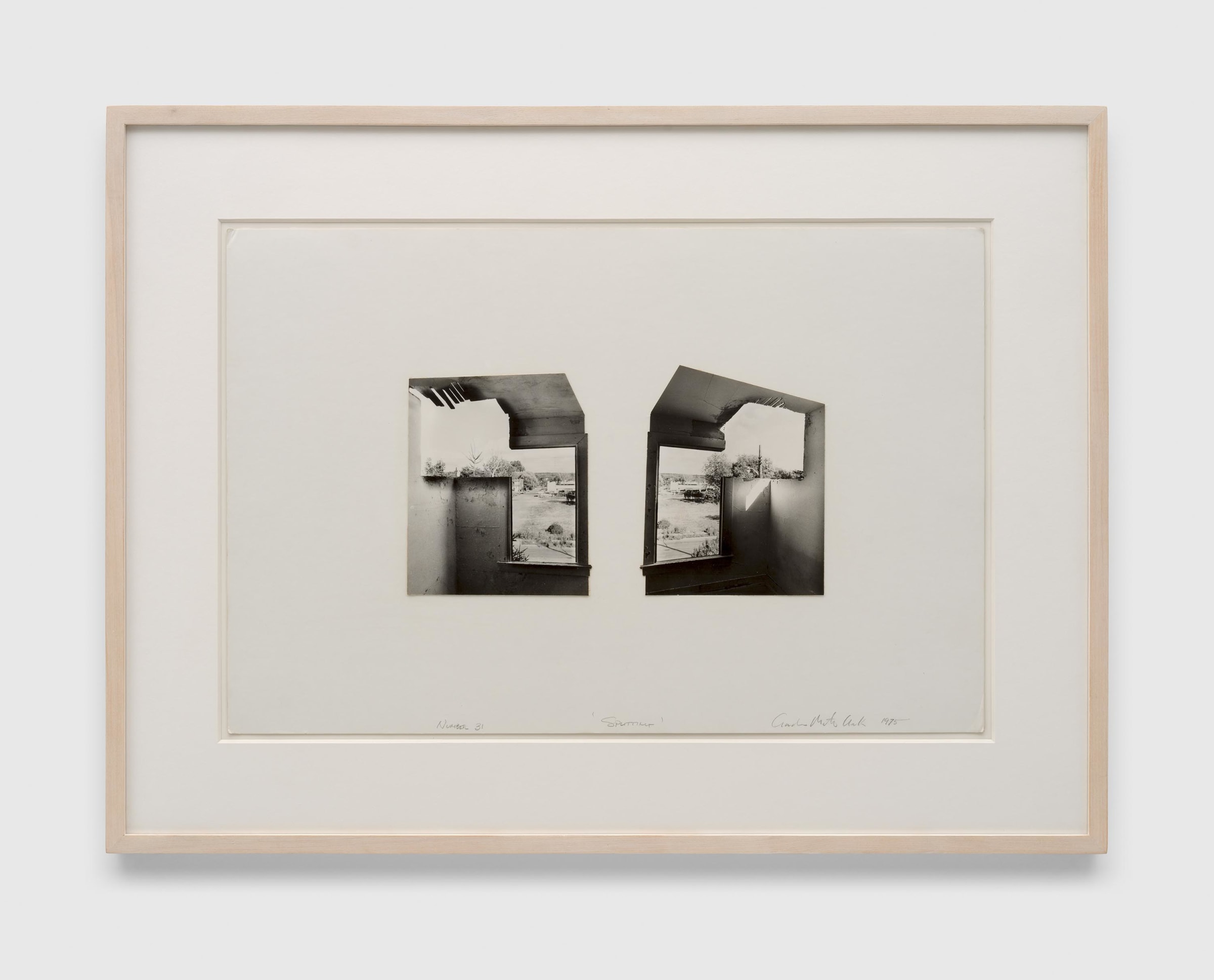GORDON MATTA-CLARK | Galerie La Patinoire Royale Bach