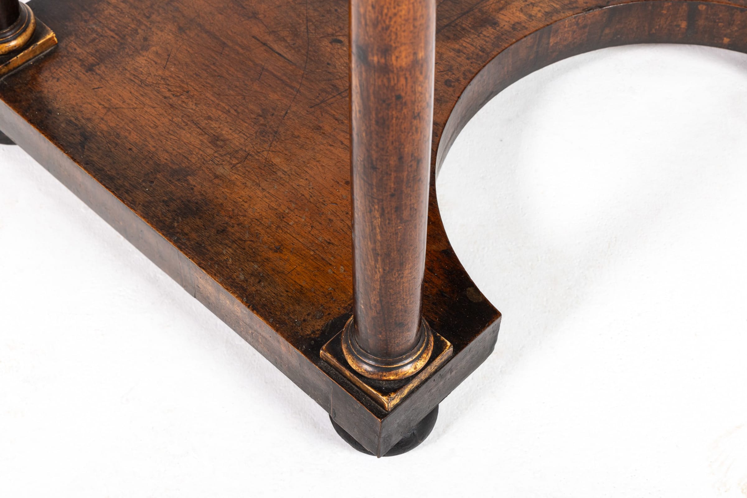 Early 19th Century French Walnut Console Table | Lee Wright Antiques