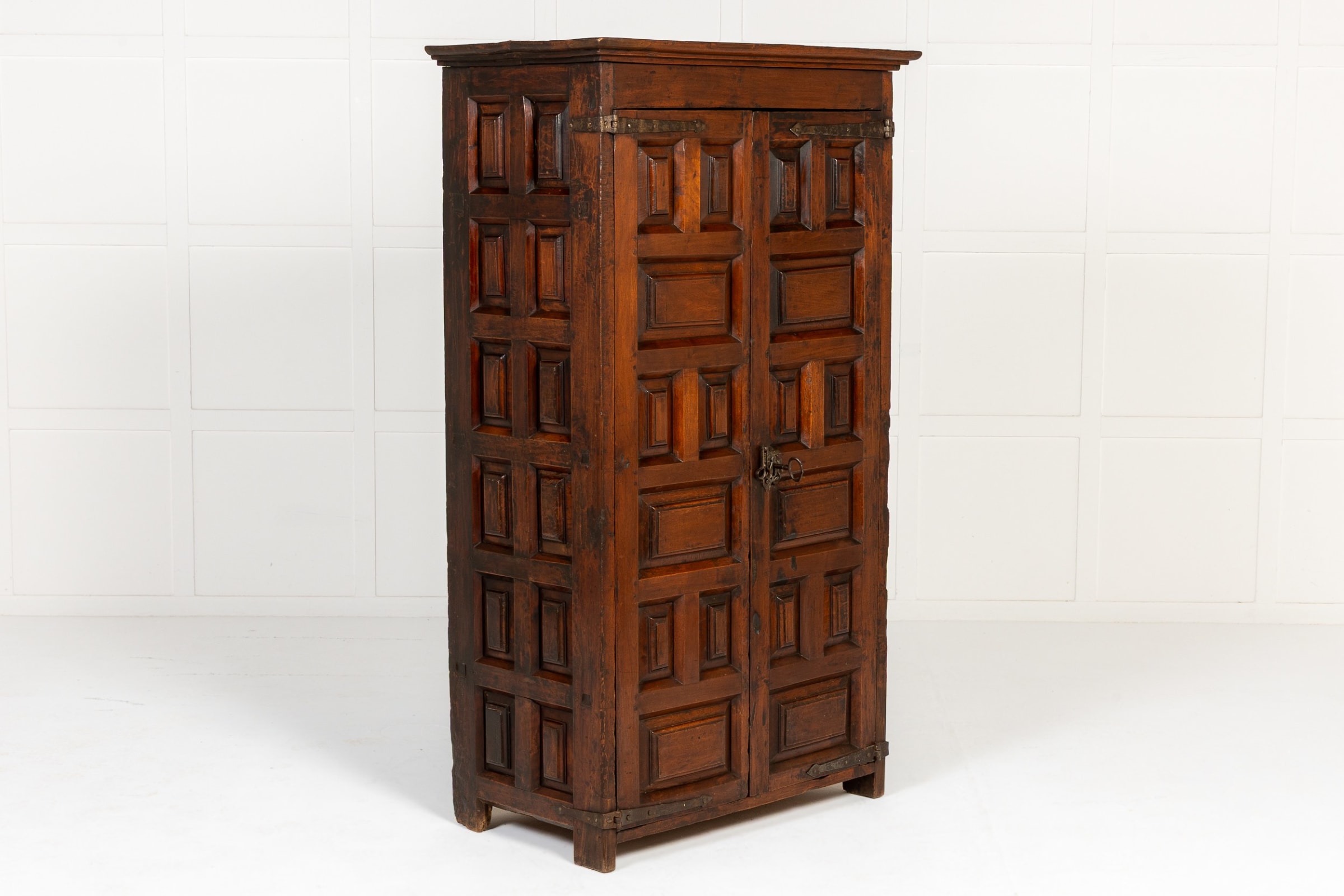18th Century Spanish Walnut Cupboard | Lee Wright Antiques