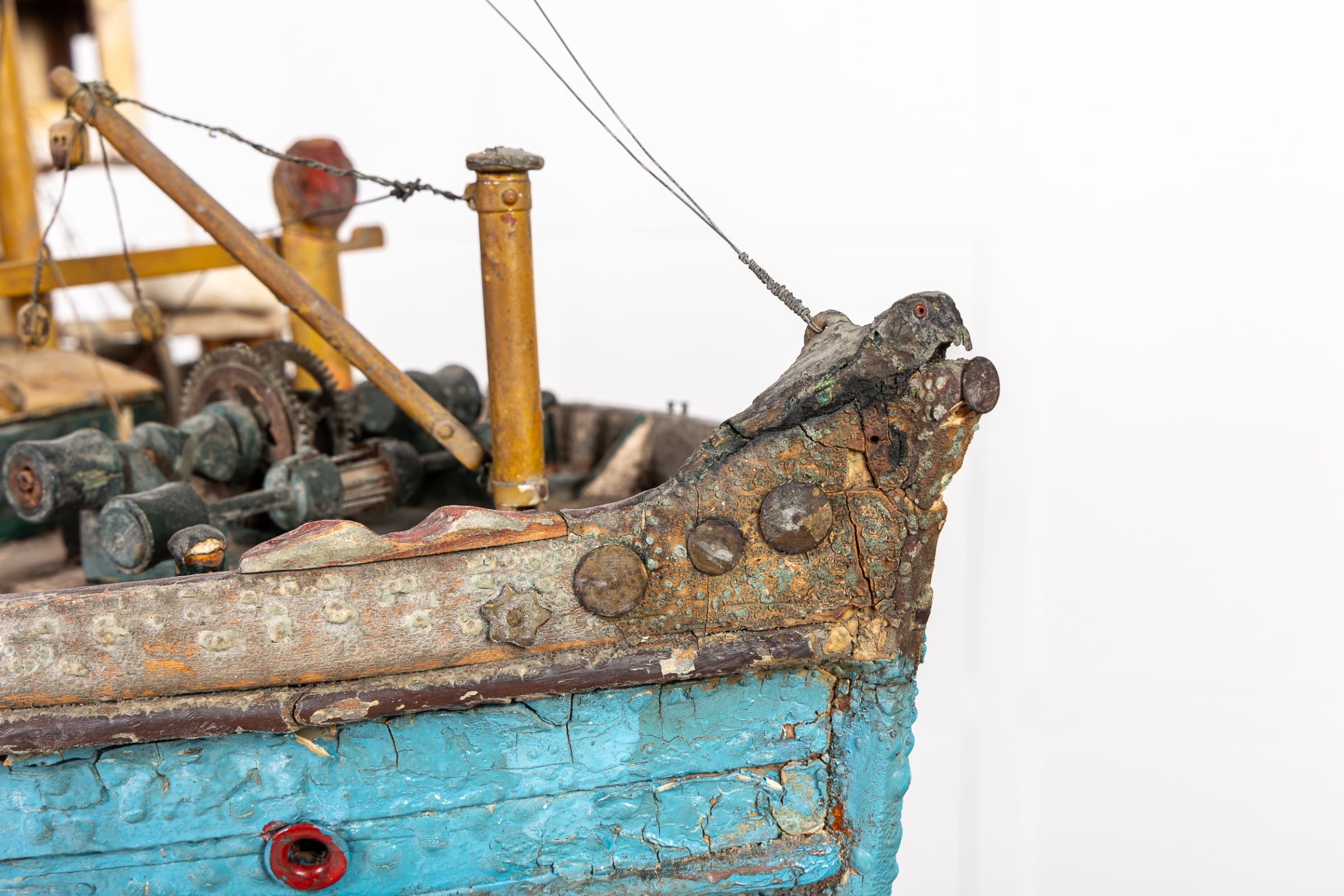 Large Scale Early 20th Century Shipbuilders Model of Sant'Antonio ...