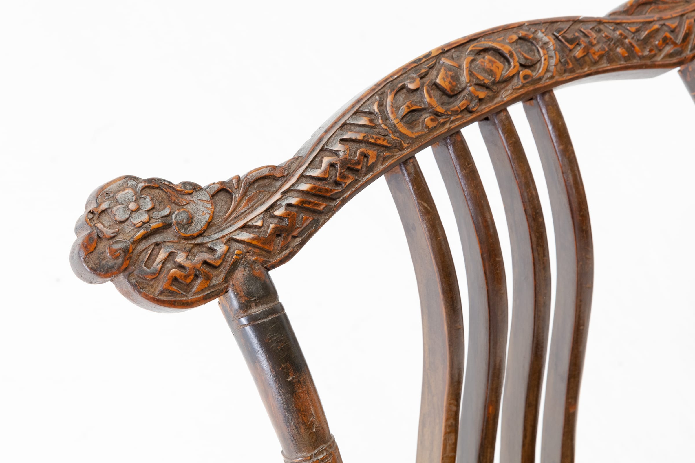 Pair of 19th Century Chinese Stargazing Chairs | Lee Wright Antiques