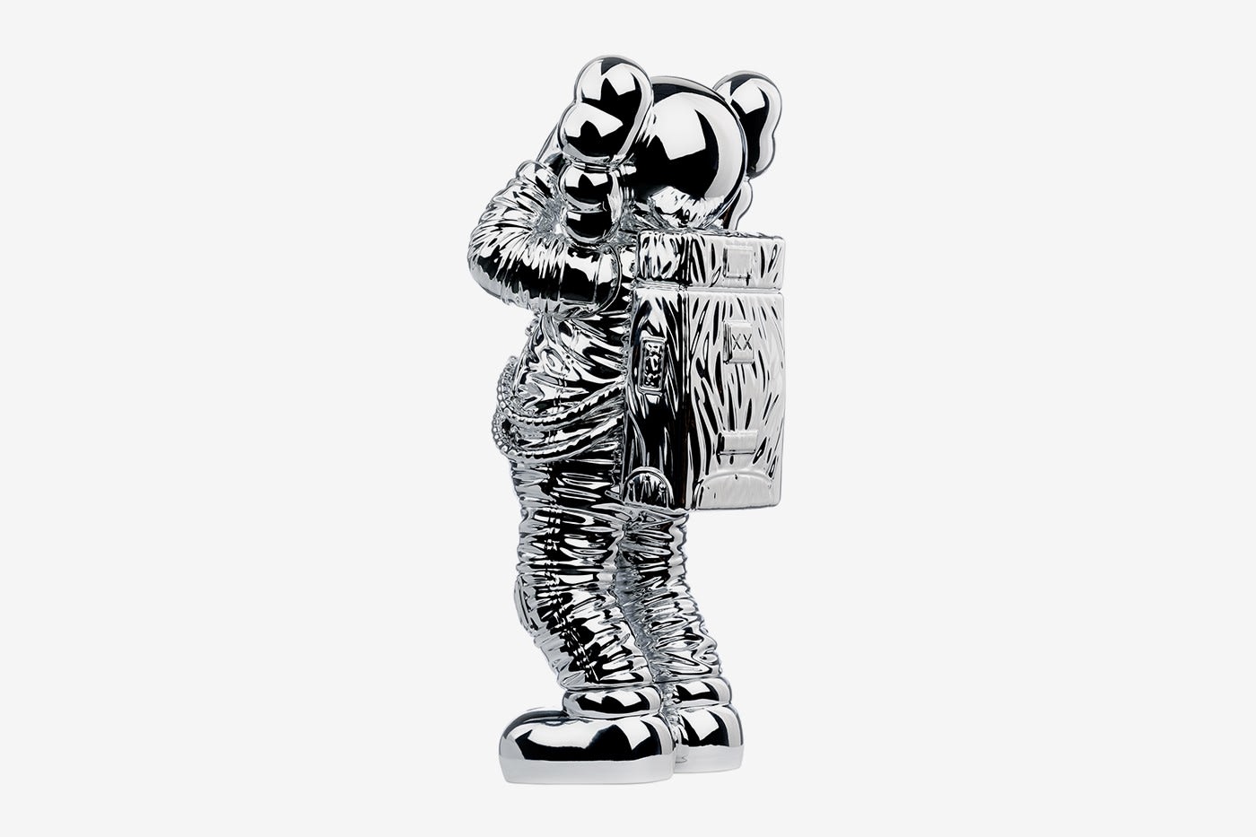 KAWS, Holiday Space figure silver, 2020 | Little Art Piece
