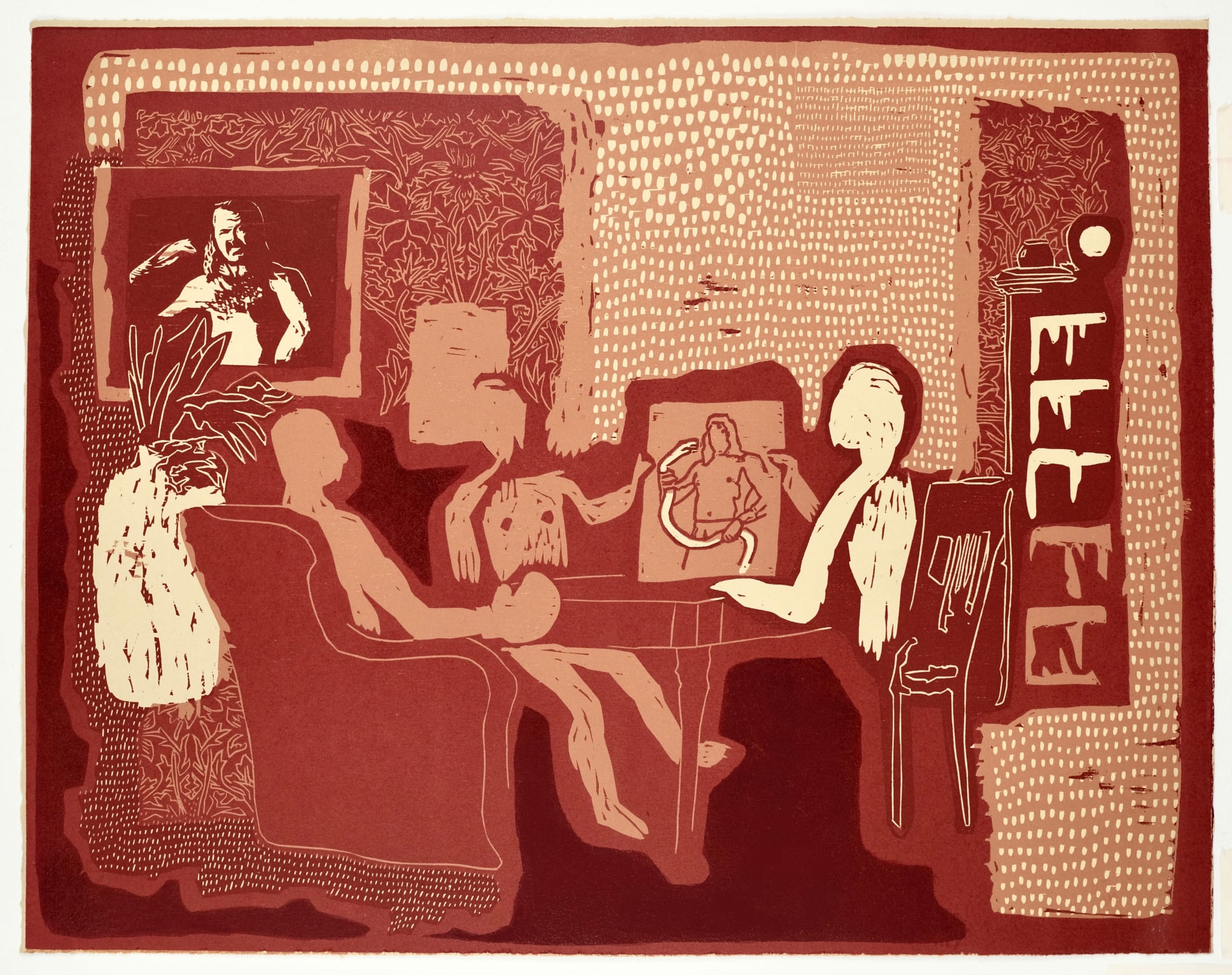 Jake Garfield, Three Men Looking At A Picture, 2024 | London Original ...