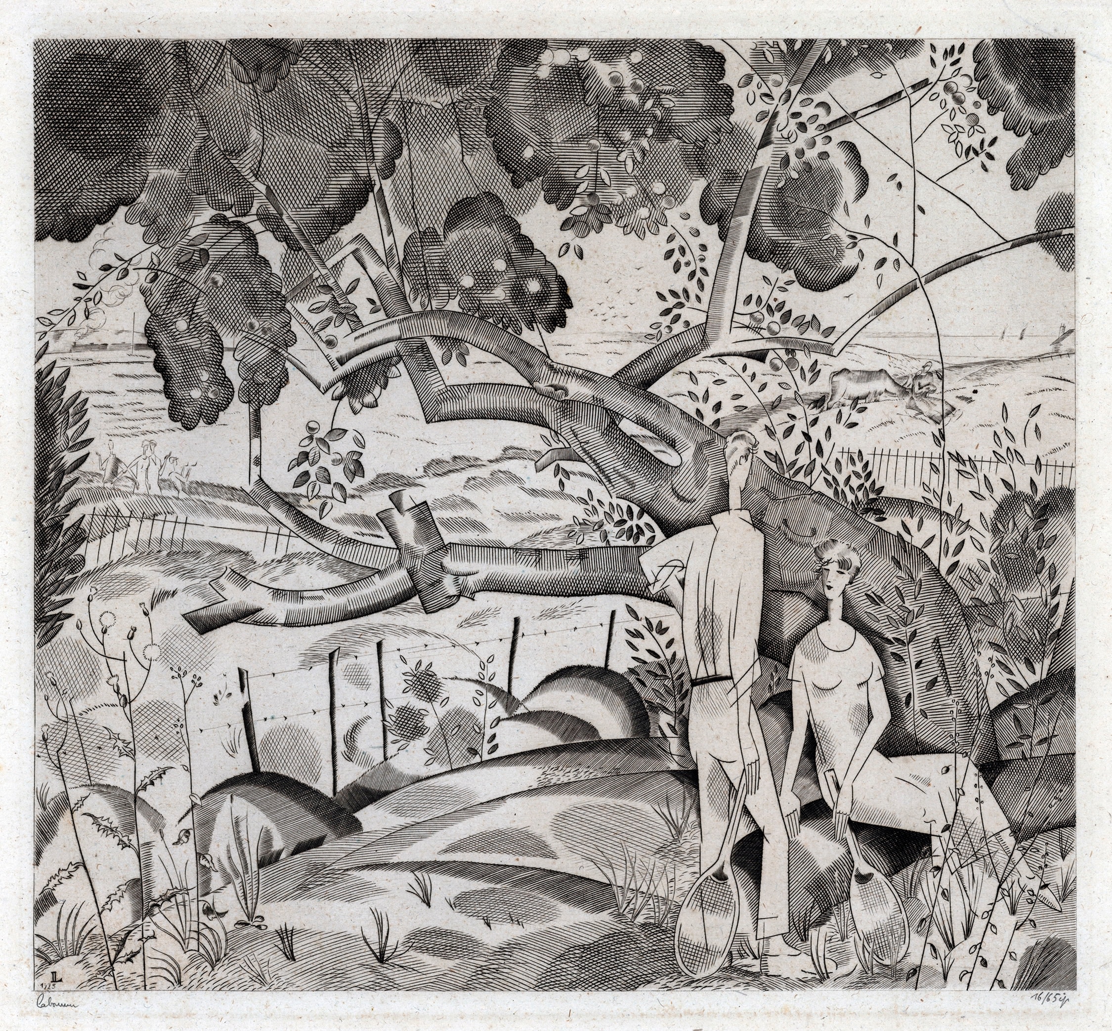 Jean Emile Laboureur, Le vieux Poirier, 1925 | London Original Print Fair