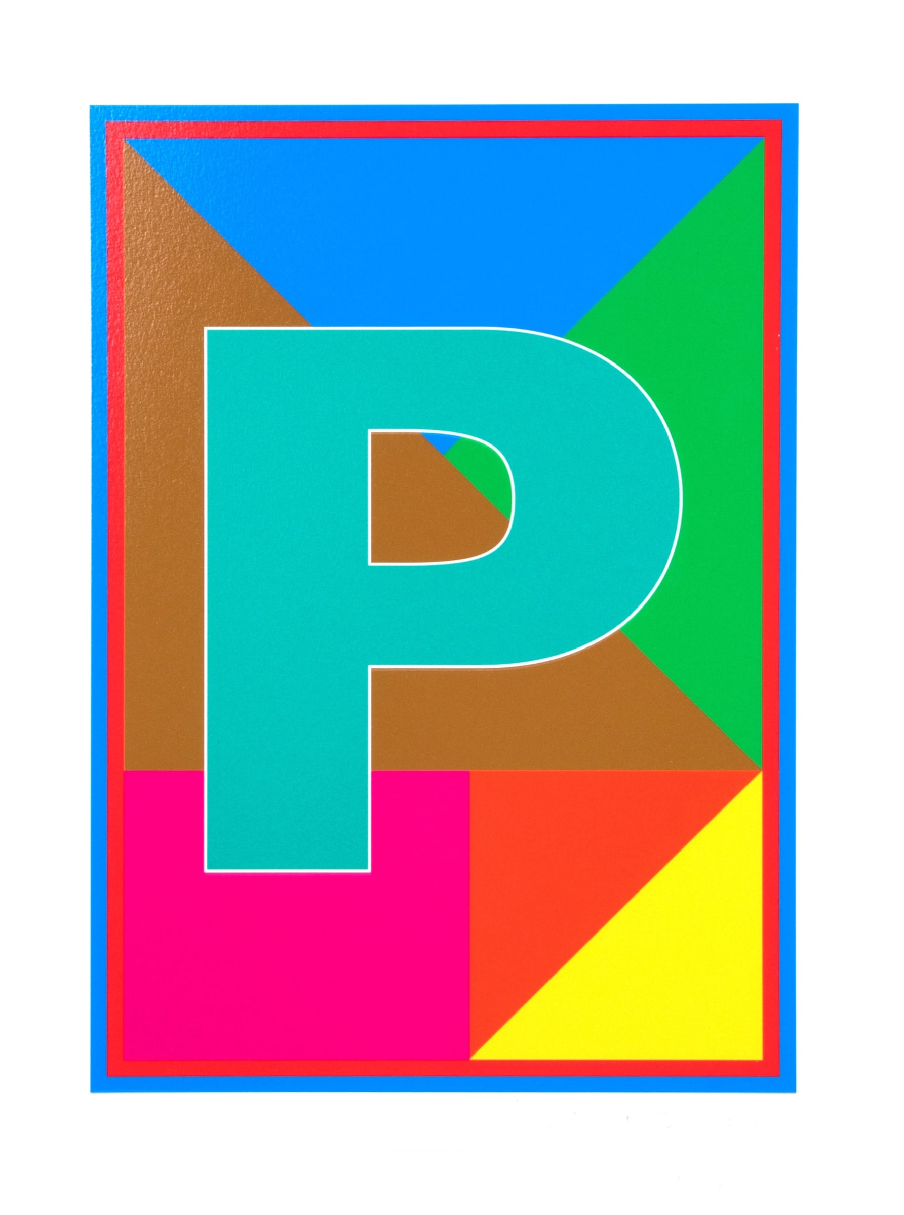 Peter Blake, Dazzle Letter P, 2017 | London Original Print Fair