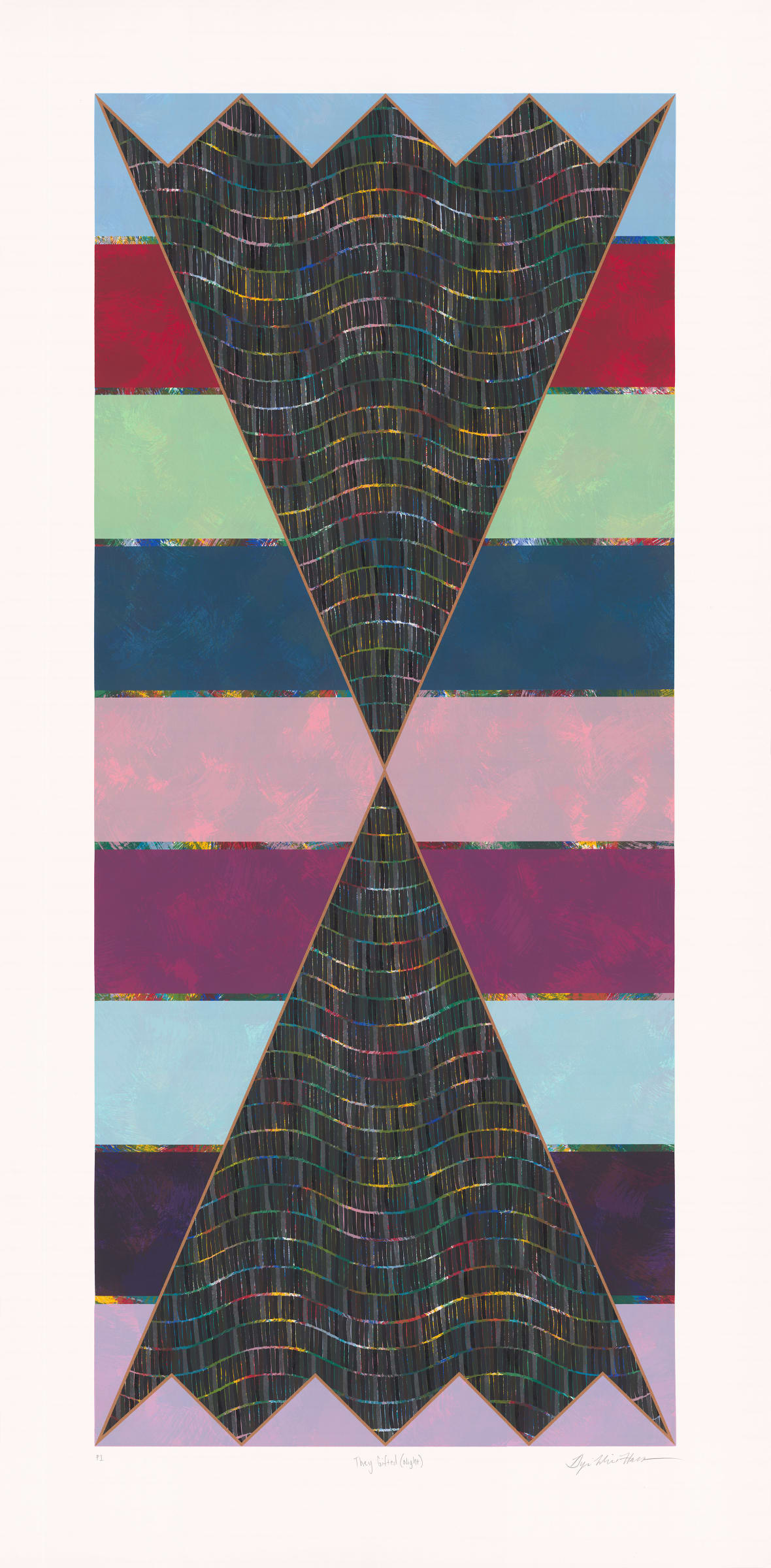 Dyani White Hawk, They Gifted (Night), 2024 | London Original Print Fair