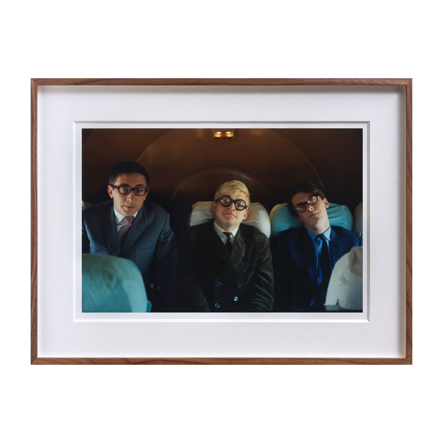 Kasmin, David Hockney, Kasmin, and Sheridan Dufferin on a flight from ...