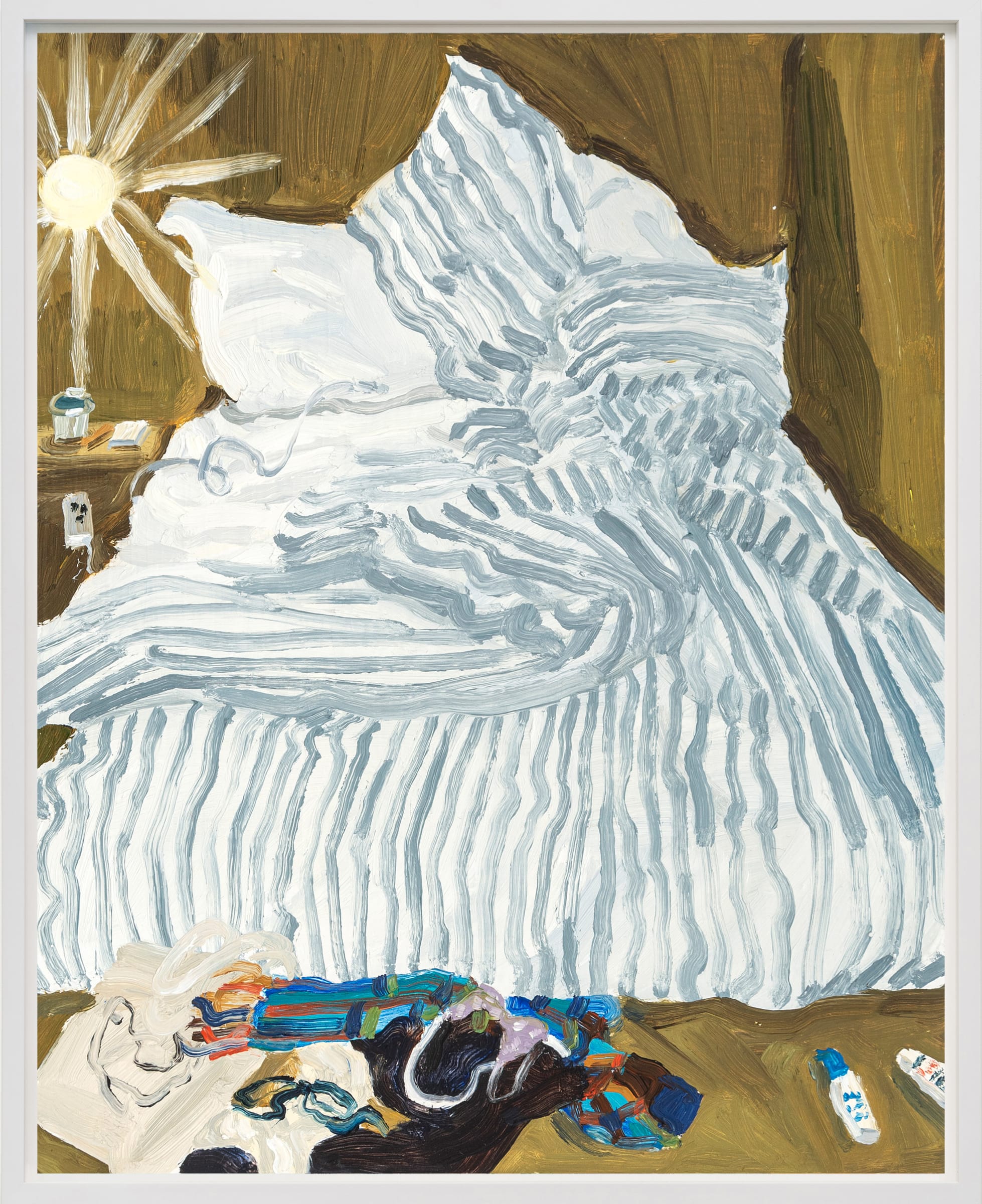 Claudia Keep, Striped Sheets, 2022 | 玛戈画廊