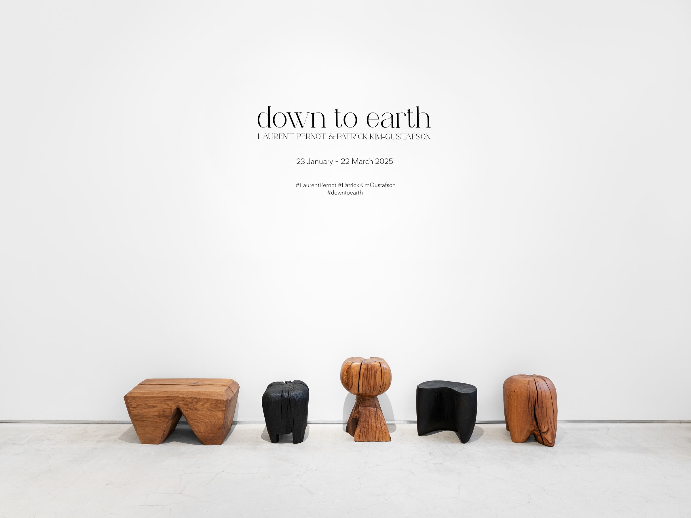 Patrick Kim-Gustafson, Half-done stool, 2024 | Galerie Marguo