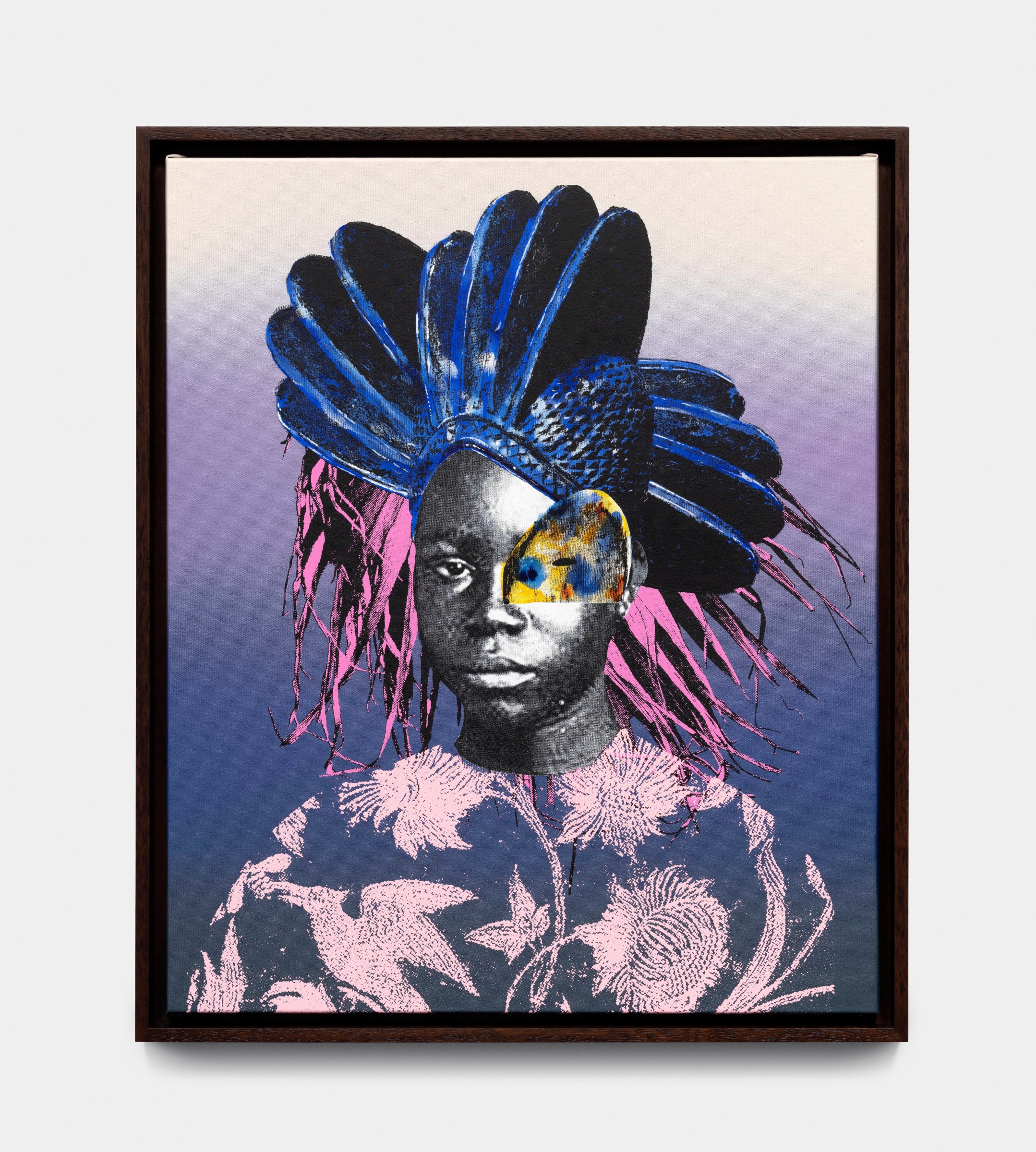 Raphaël Barontini, Princesse Dominique, 2024 | Mariane Ibrahim Gallery