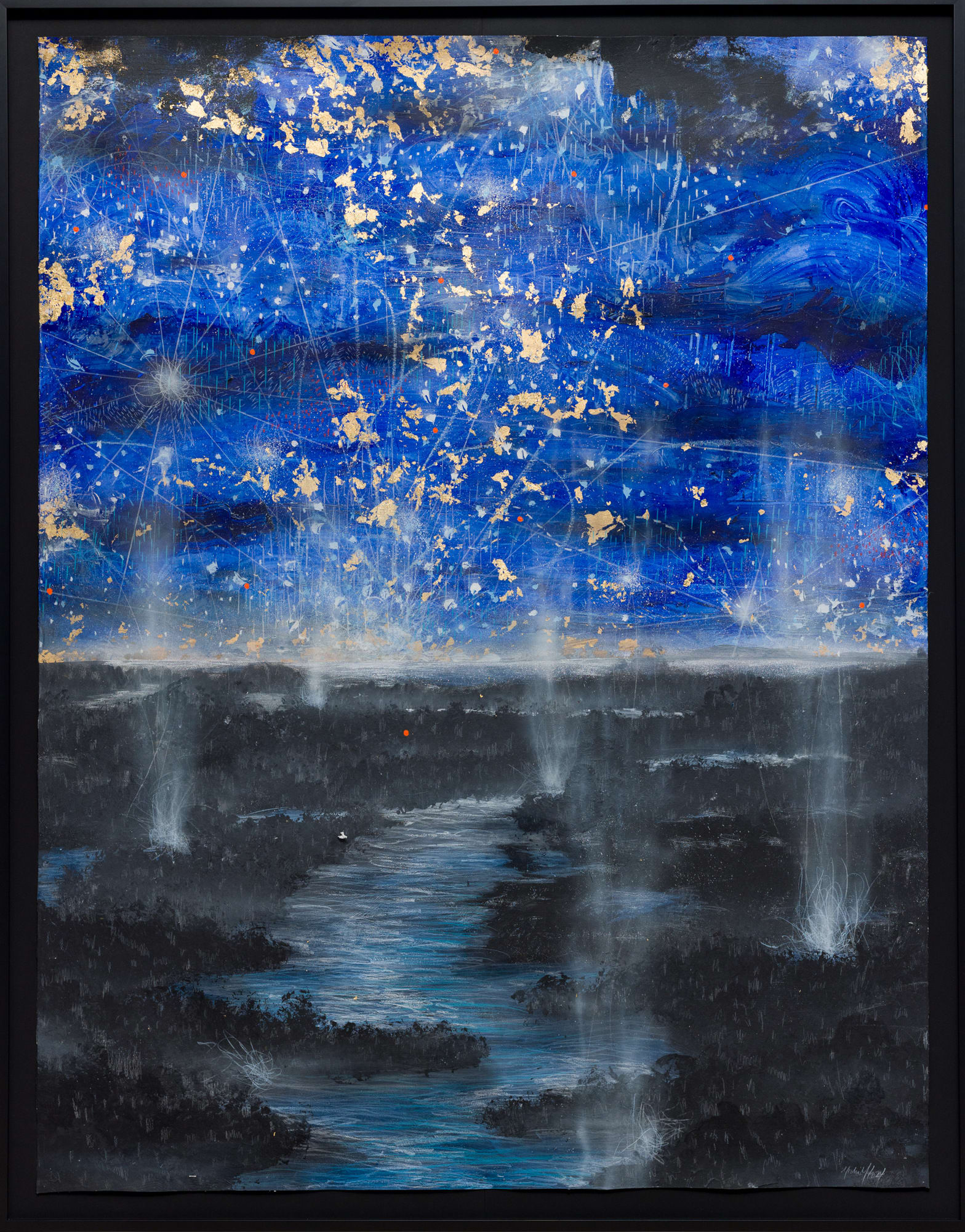 Michi Meko, You Good? Signal fire., 2024 | Mariane Ibrahim Gallery