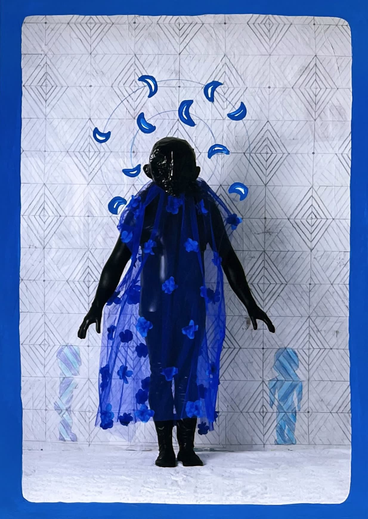 Telly Tuita, Mai The London Years: The Blu ‘Otua in Dawn, 2025 | MARS Gallery