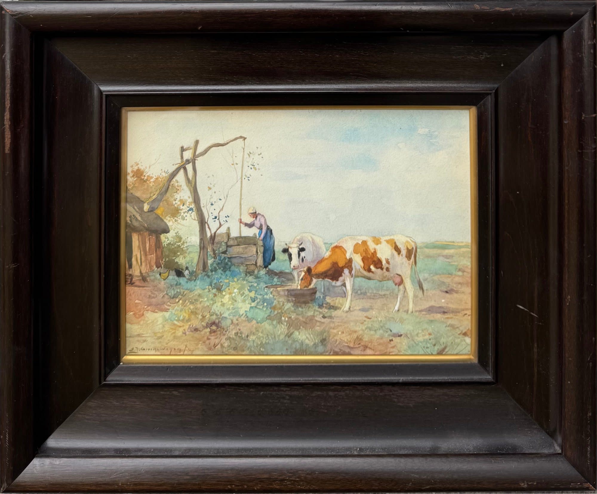 Adrianus Johannes Groenewegen, The Watering Place | McEwan Gallery