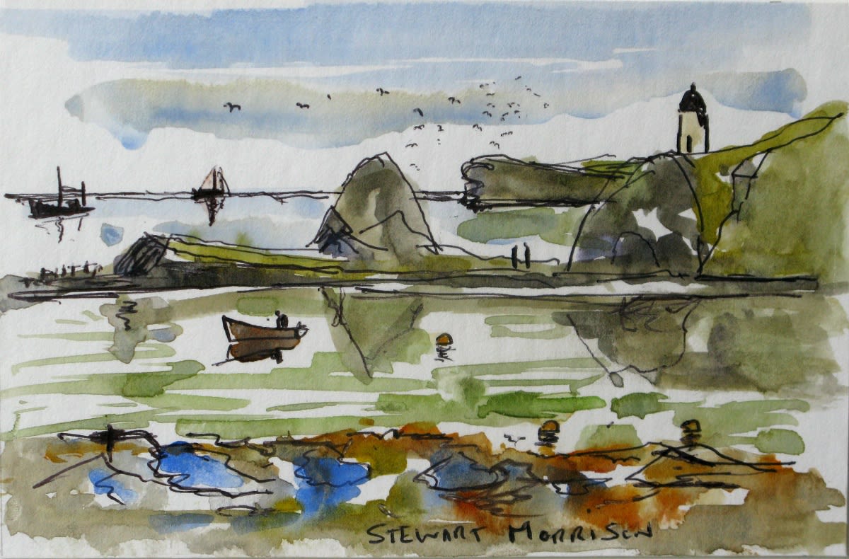 Stewart Morrison, Todd Head Light House near Catterline | McEwan Gallery