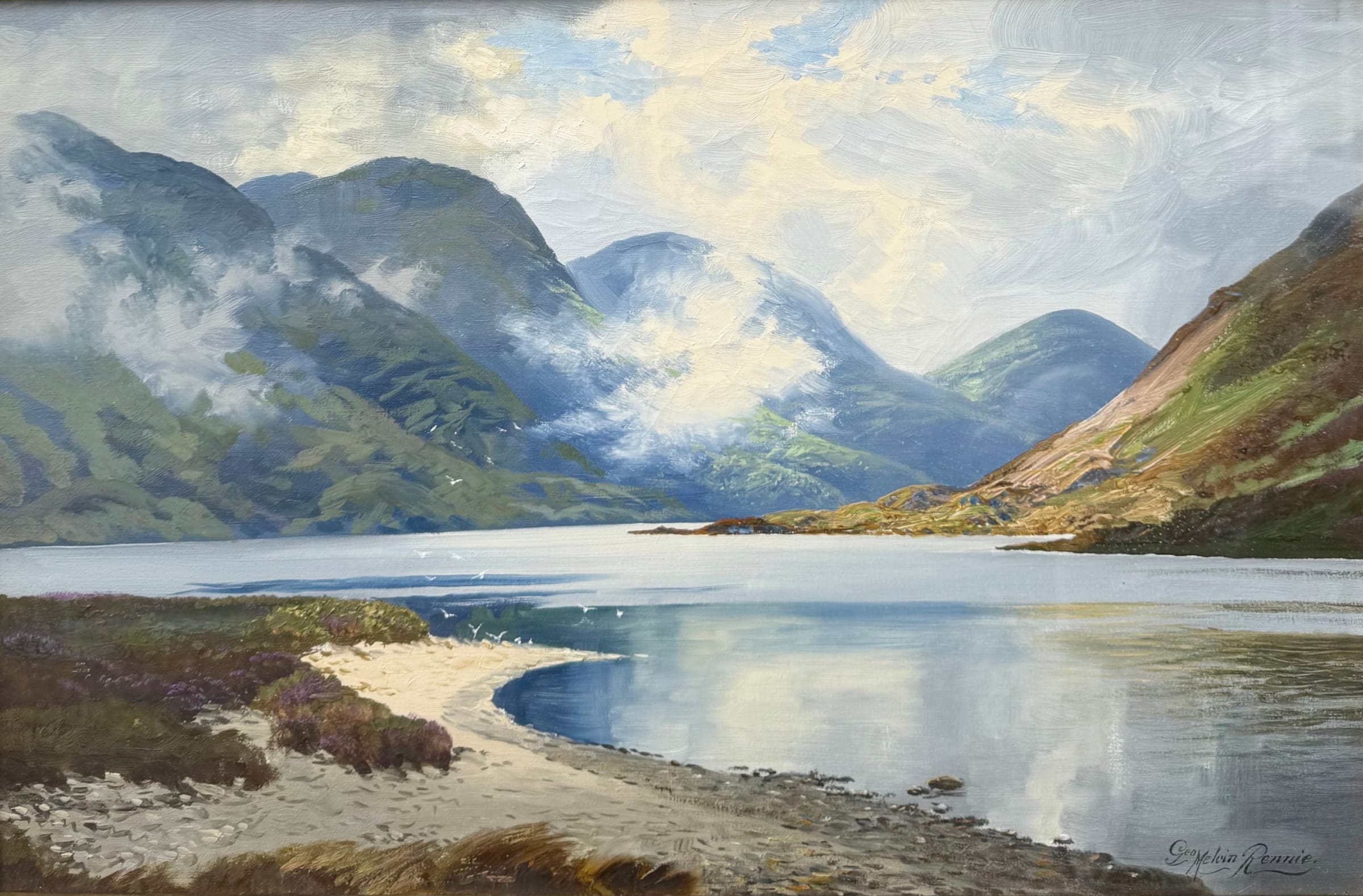 George Melvin Rennie, Loch Callater | McEwan Gallery