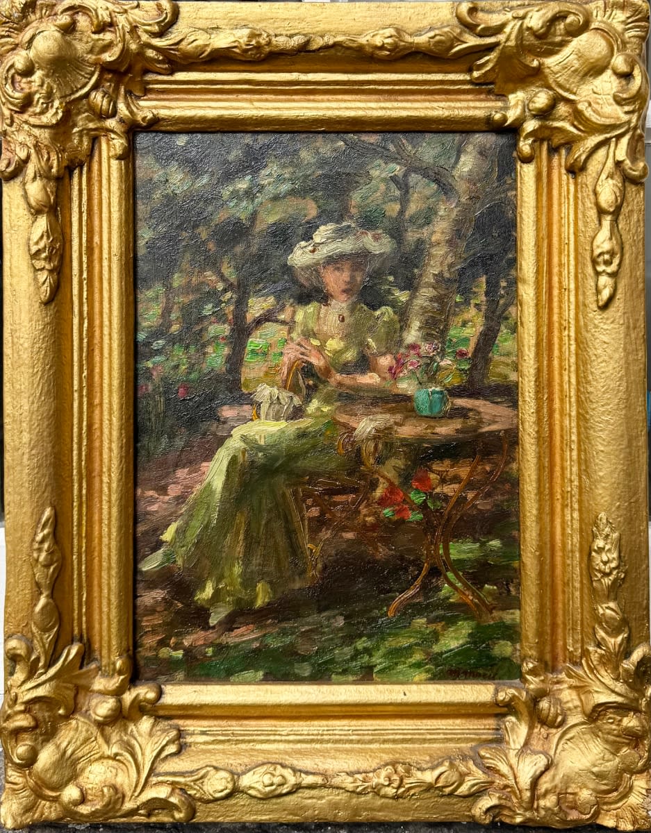 Matthijs Maris, In the Garden | McEwan Gallery