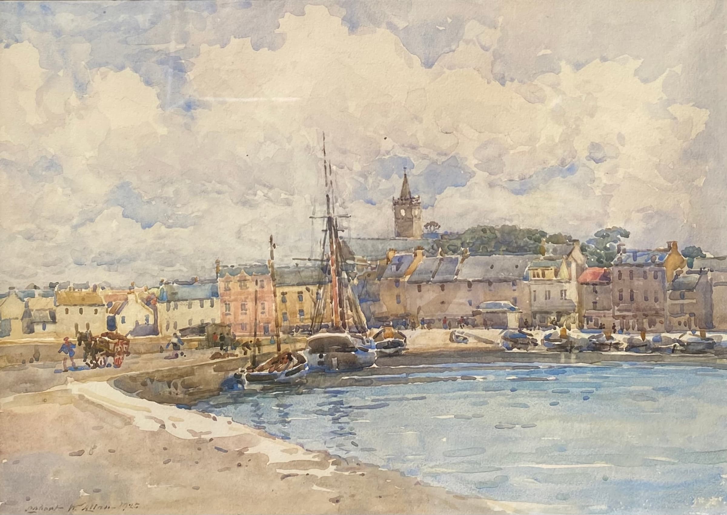 Robert Weir Allan RSA RWS RSW, Anstruther, 1925 | McEwan Gallery
