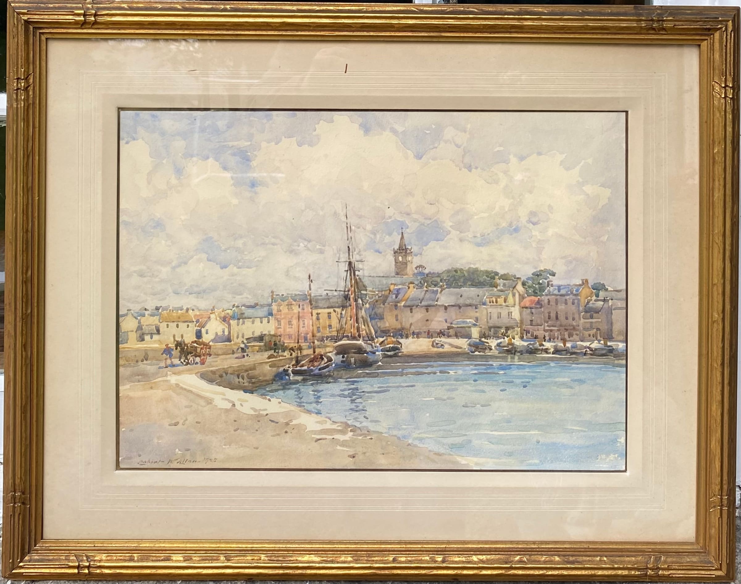 Robert Weir Allan RSA RWS RSW, Anstruther, 1925 | McEwan Gallery