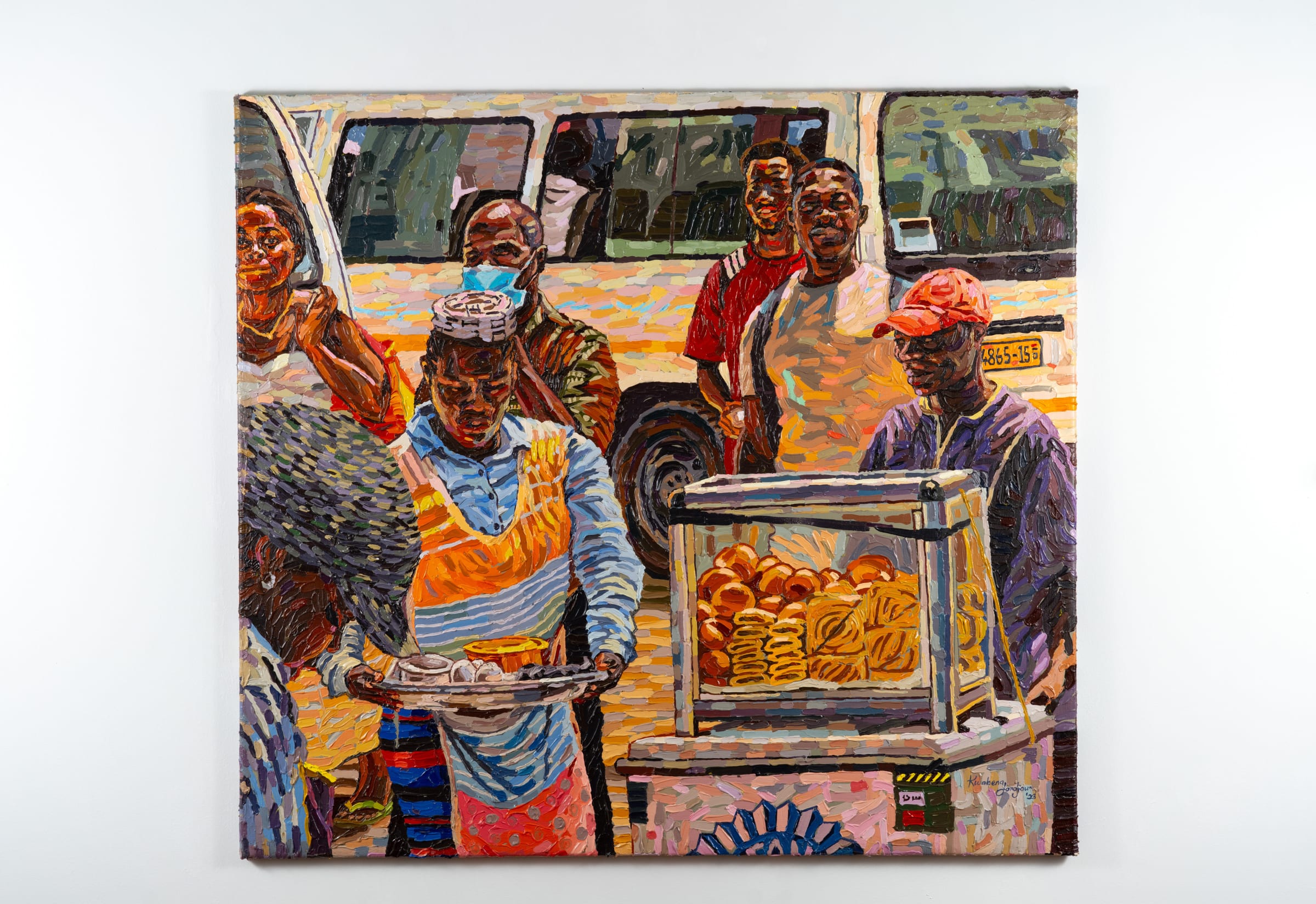 Kwabena Fordjour, DV Number Plate, 2023 | McLennon Pen Co. Gallery