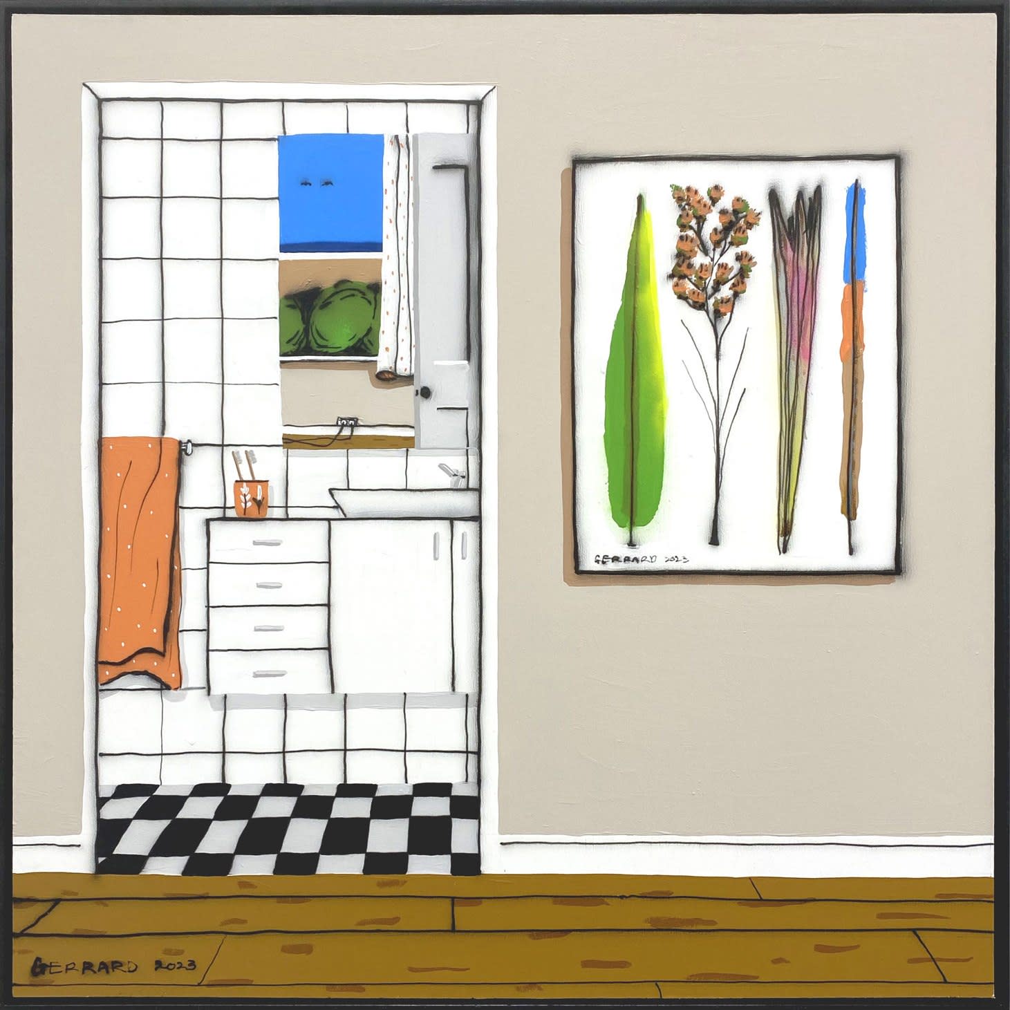 Tom Gerrard, Beach Day, 2023 | Lennox St. Gallery