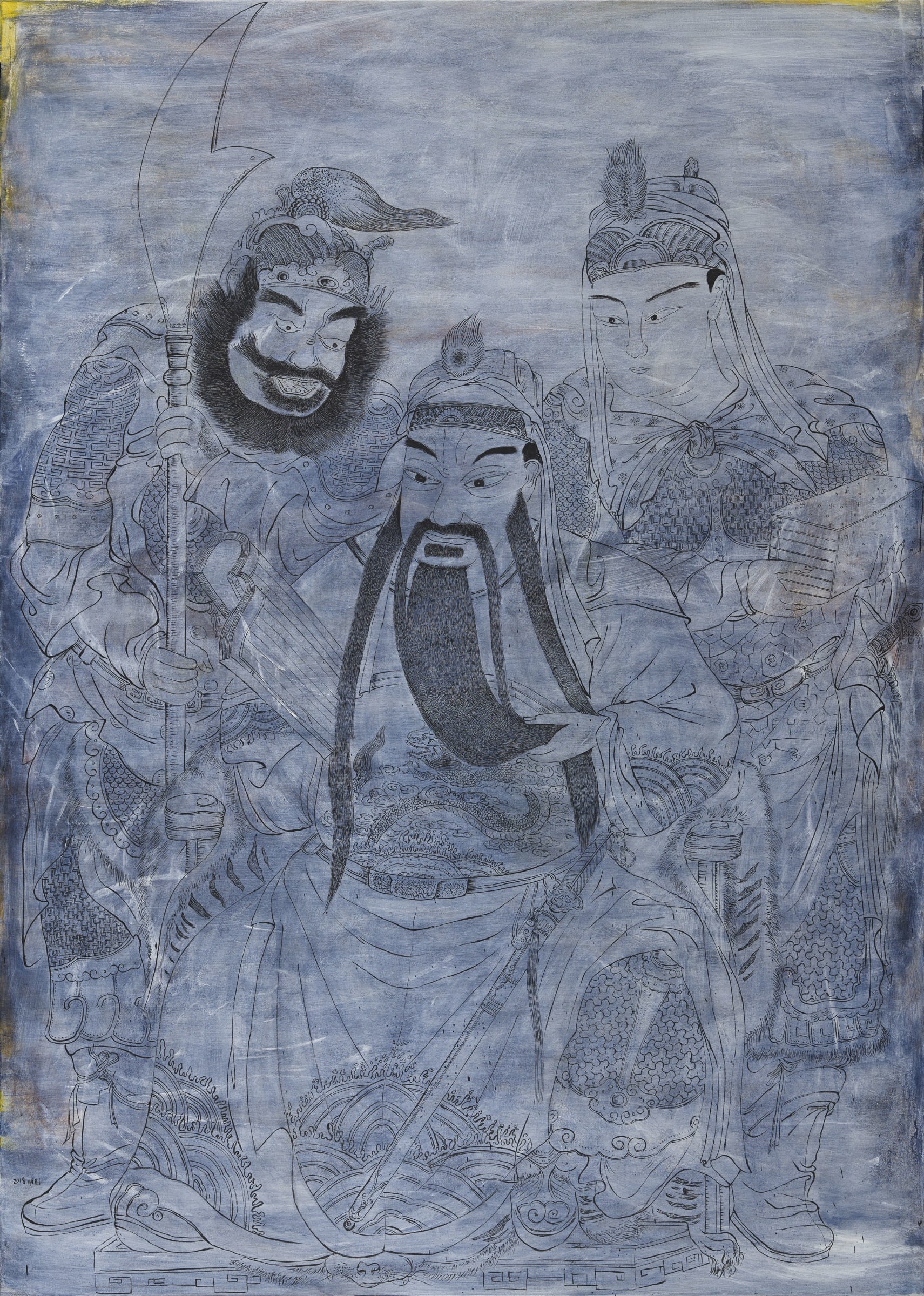 李明則 , 《桃園三結義》 Oath of the Peach Garden, 2018 | Mind Set Art Center