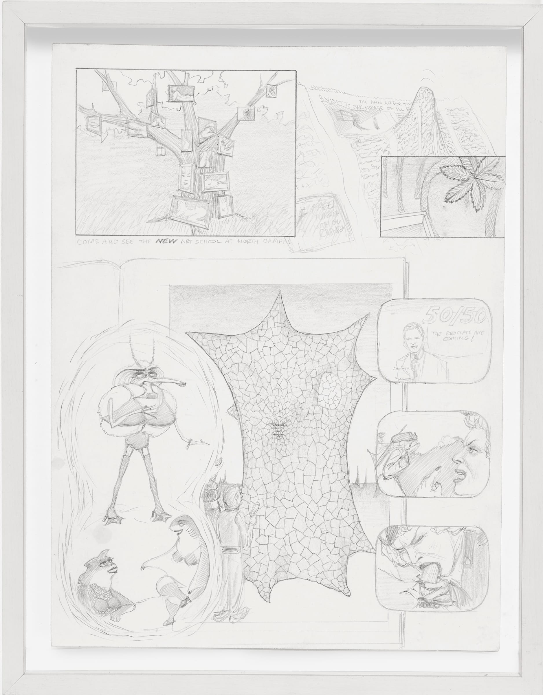 Jim Shaw, Dream Drawing: I was talking to my nephew, 1993 | Mireille ...