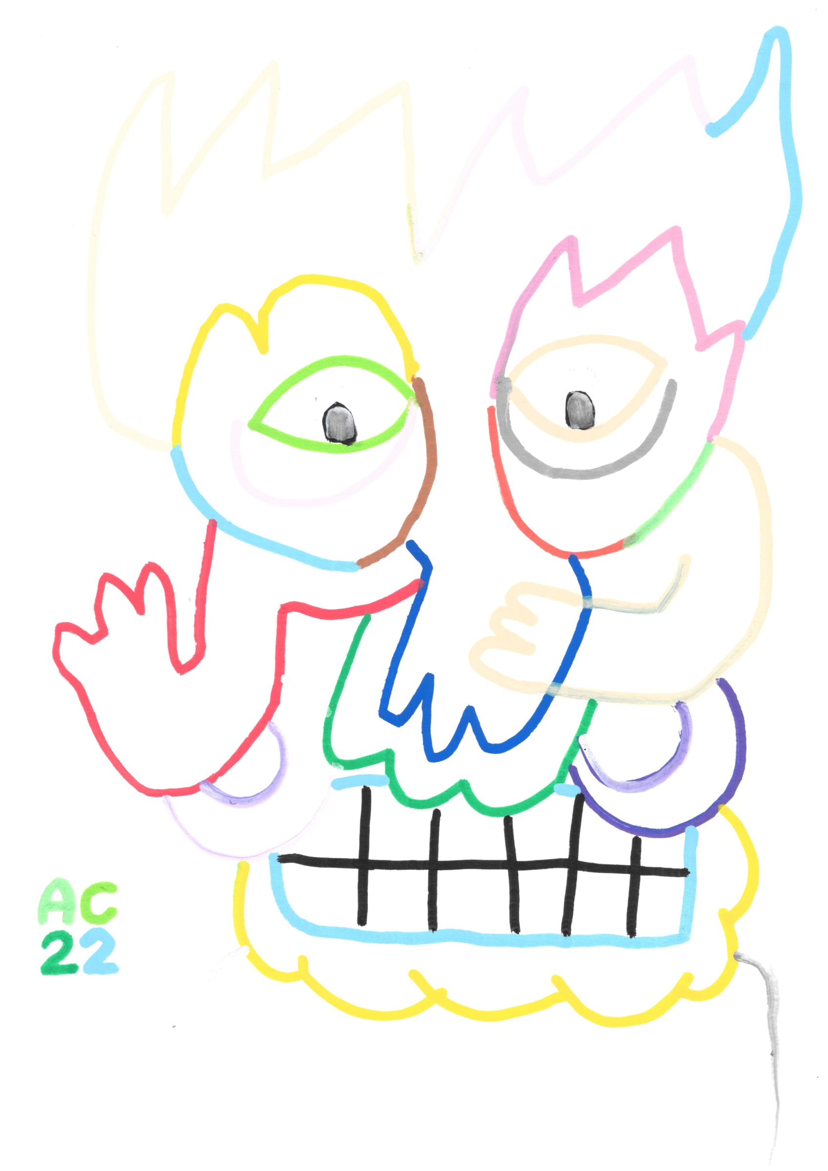 Andrei Costache, Drawing 13, 2022 | Mobius Gallery