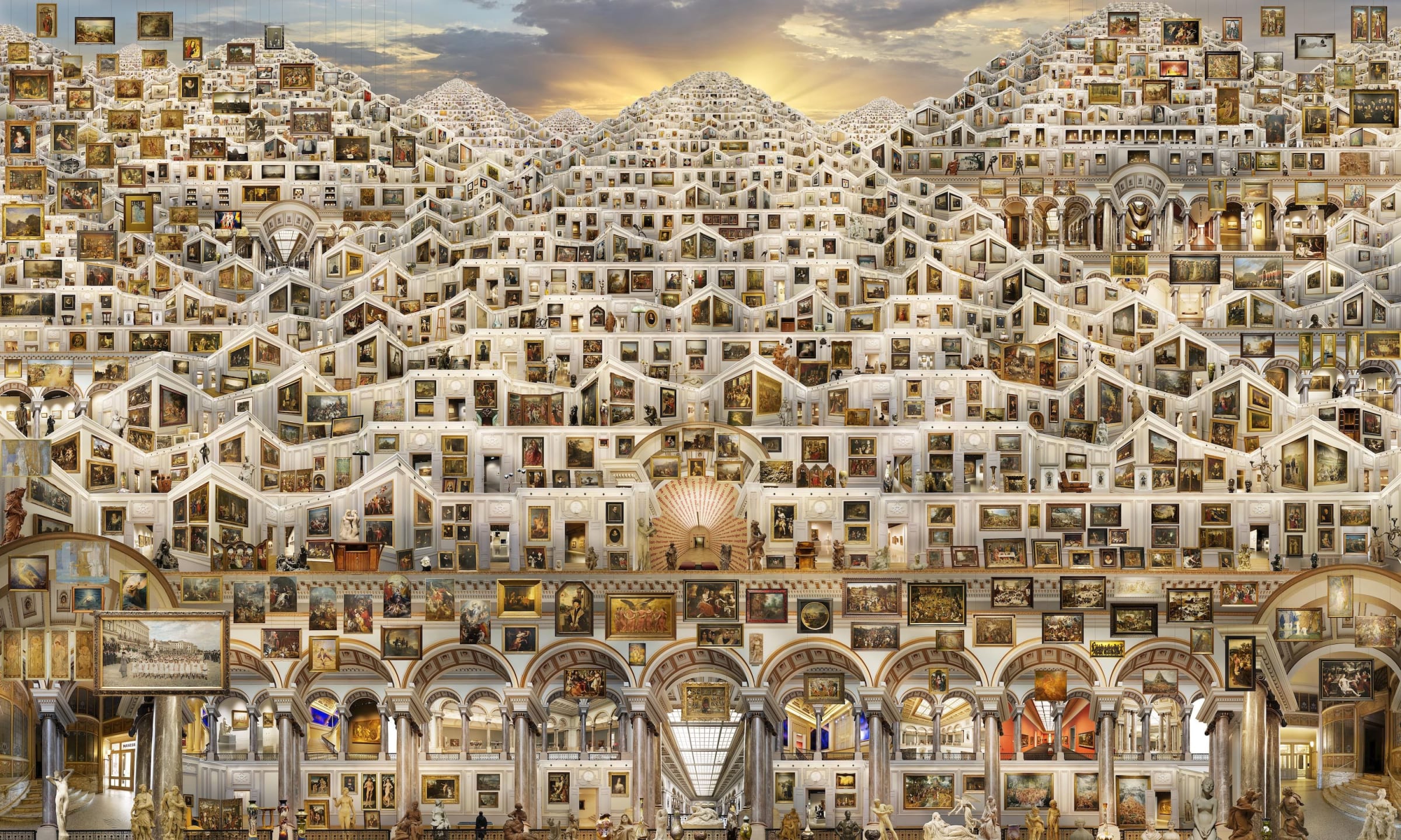 Jean-François Rauzier, Bruxelles Royaux Museum, 2020 | Modern Fine Art