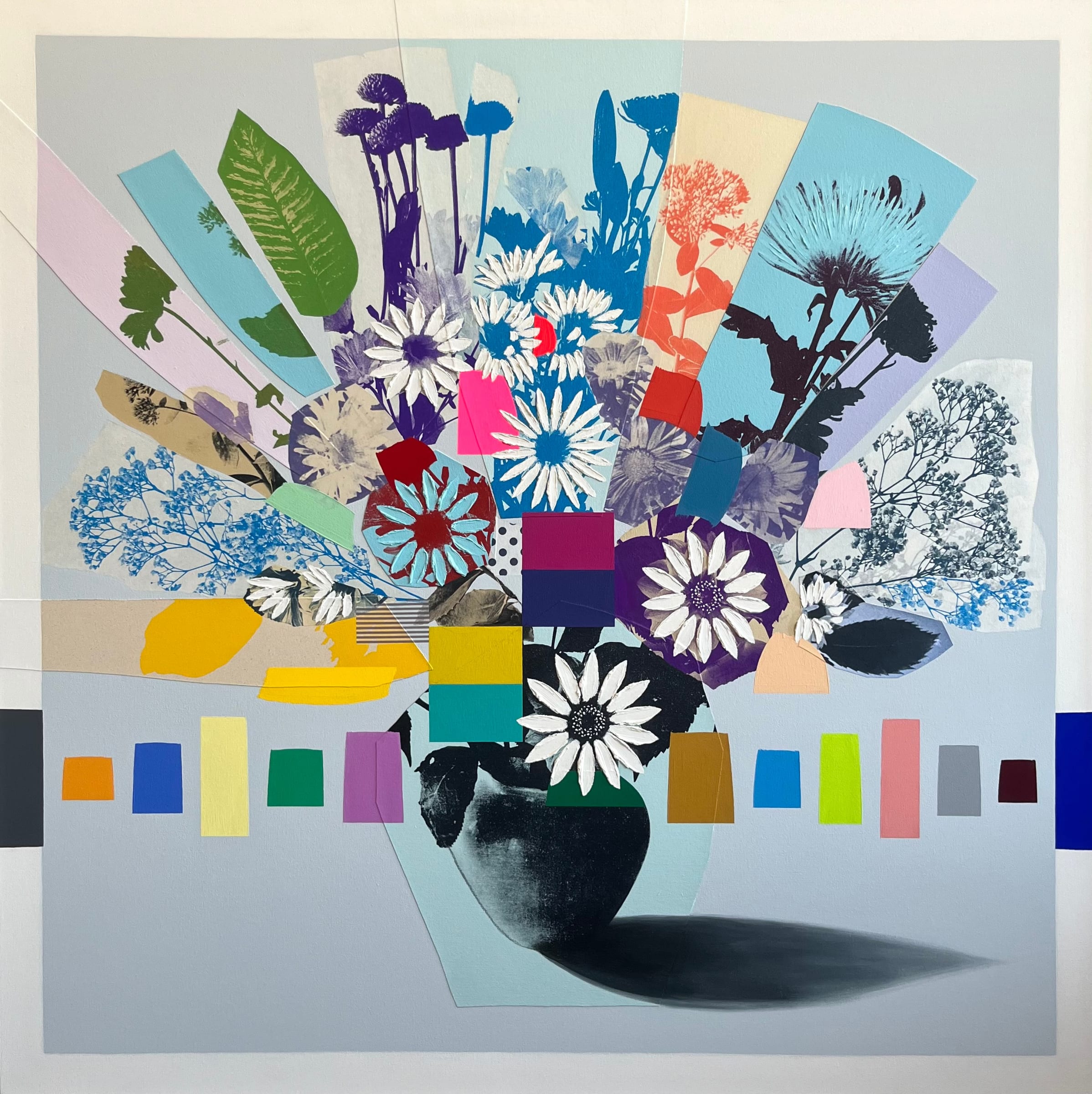 Emily Filler, Vintage Bouquet (white + blue flowers) , 2025 | Morrison ...