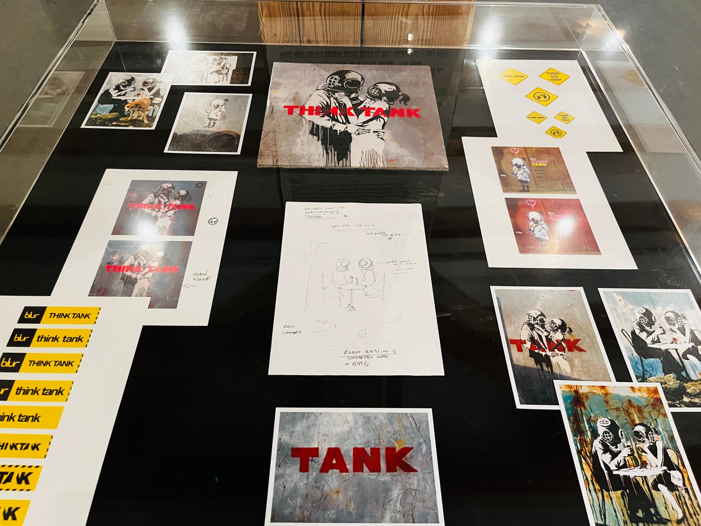 Banksy, Original working sketch for Think Tank, 2003 | MULTIPLESINC//