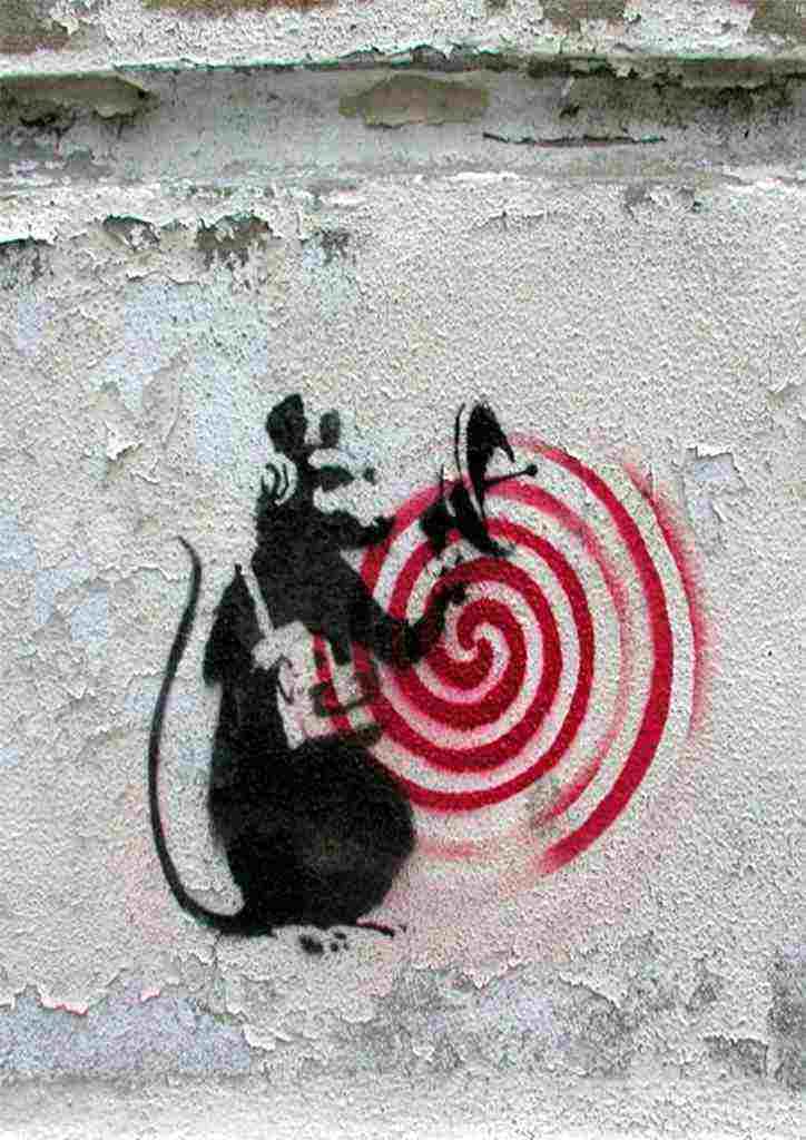 Banksy, "Radar Rat aka Sonic Rat", 2002 | MULTIPLESINC//