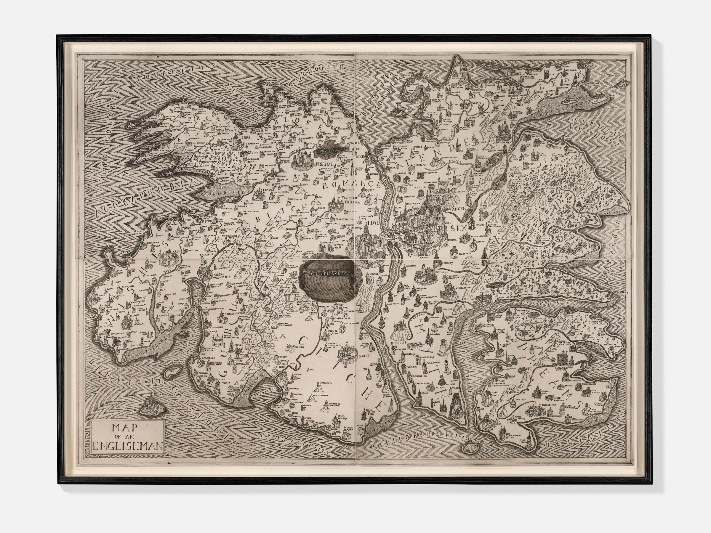 Grayson Perry, Map of an Englishman, 2004 | Offer Waterman