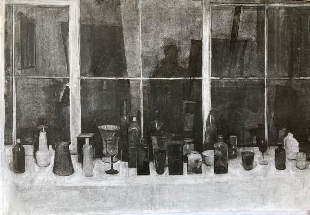 Jason Line, Window at Night II, 2020 | 155A Gallery