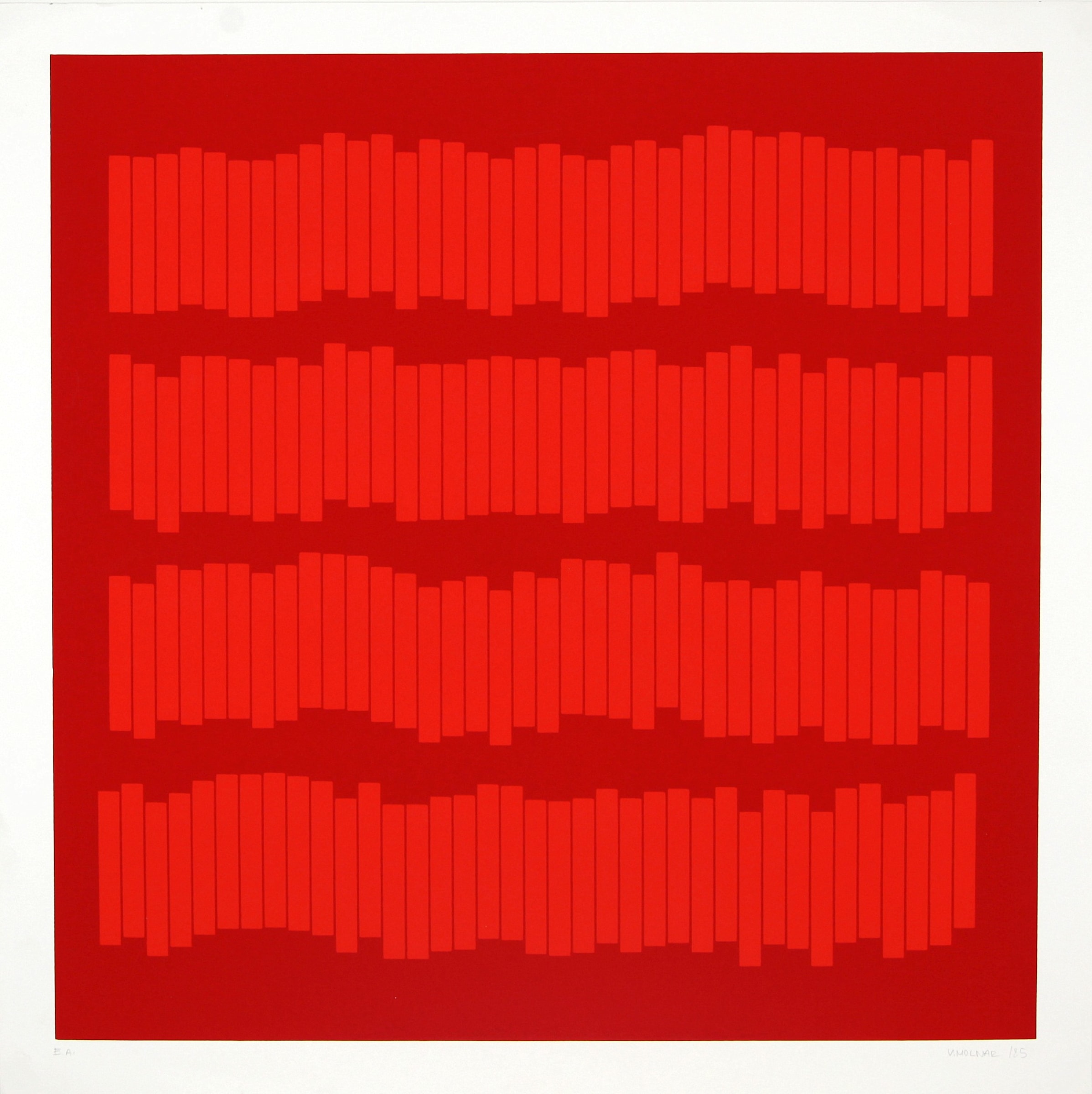 Vera MOLNAR, Fissions - D, 1985 | Oniris.art - Rennes Paris Online