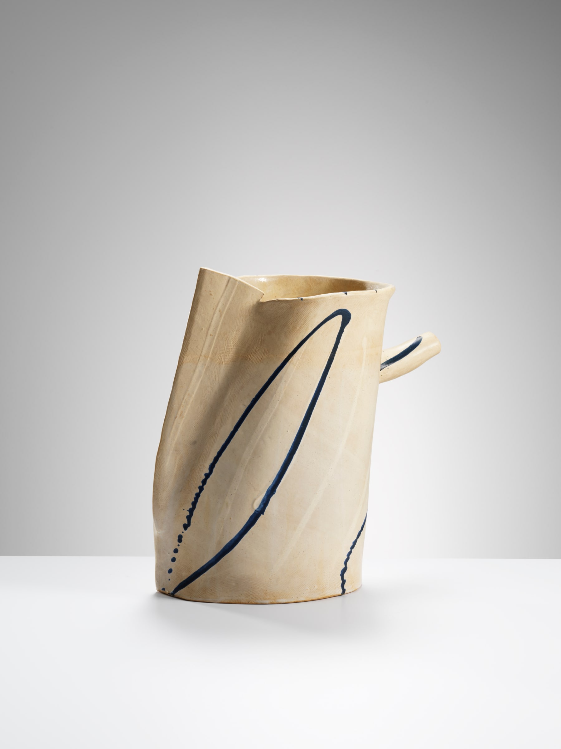 Alison Britton, Blue Lines, 2022 | Oxford Ceramics Gallery