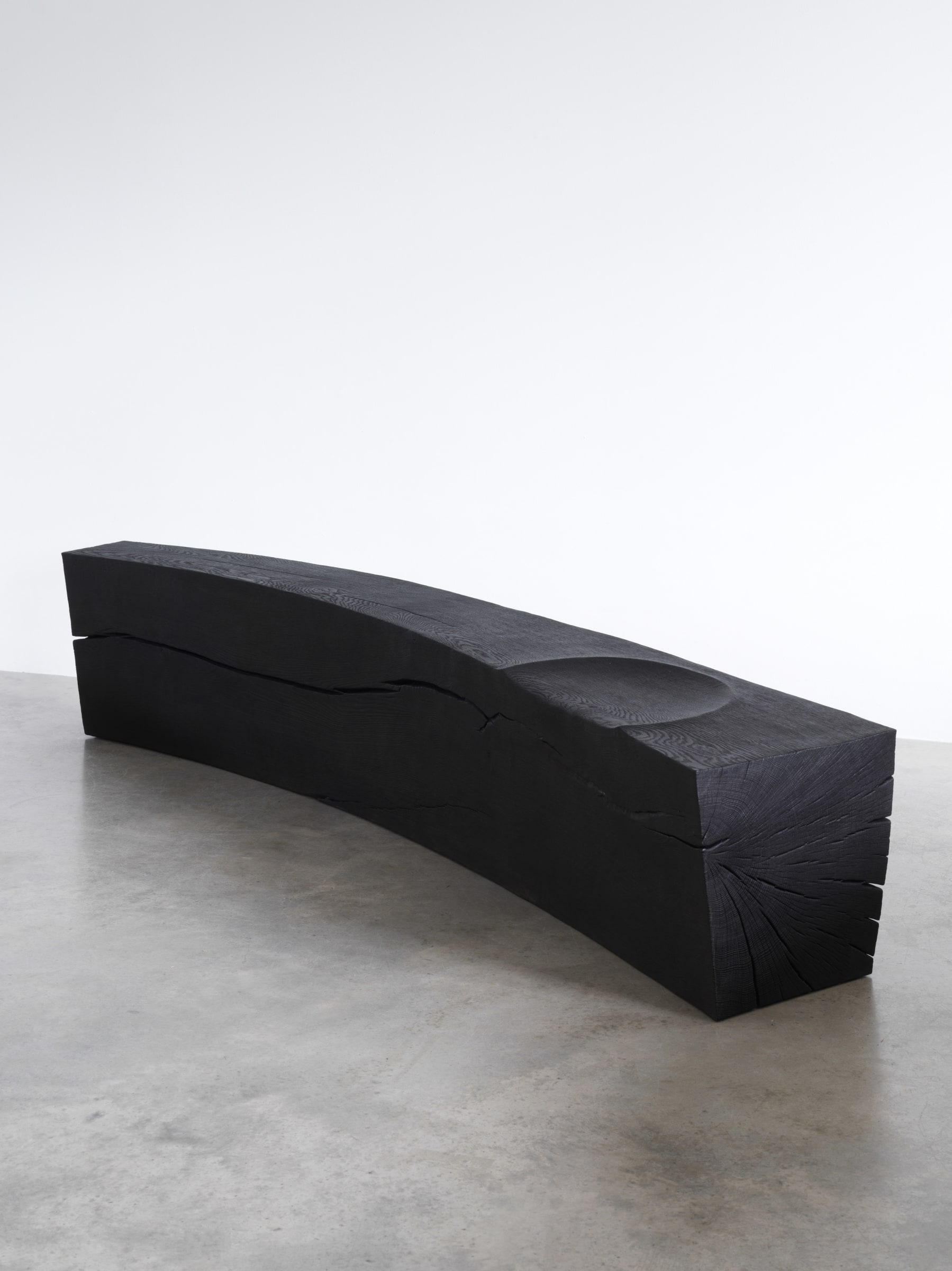 Jim Partridge and Liz Walmsley, Curved Bench with Scooped Seat, 2023-24 ...