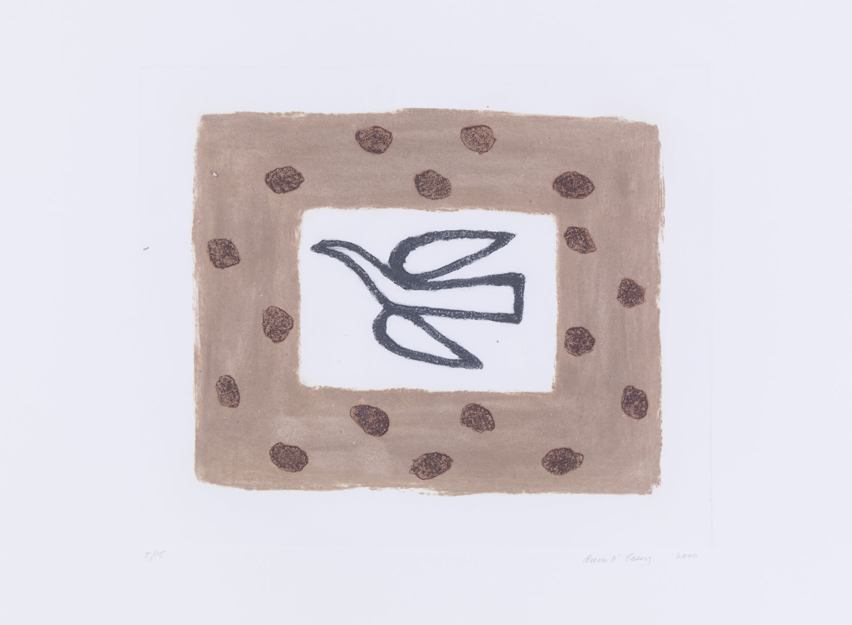 Breon O'Casey, Bird with Brown Dots, 2000 | Pangolin London