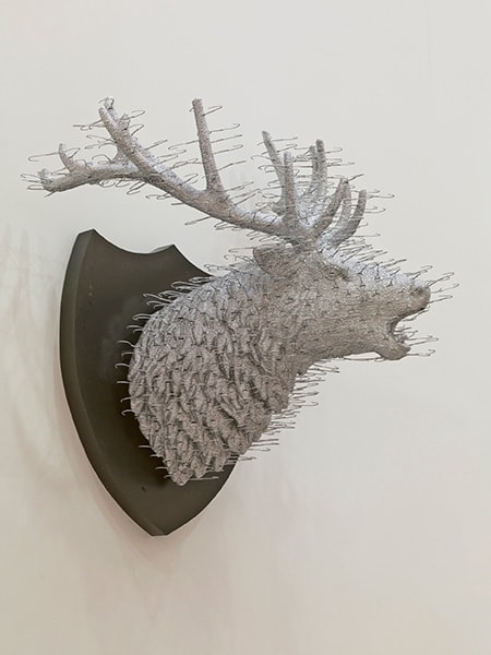 David Mach RA, Silver Hart, 2016 | Indoor Work | Pangolin London