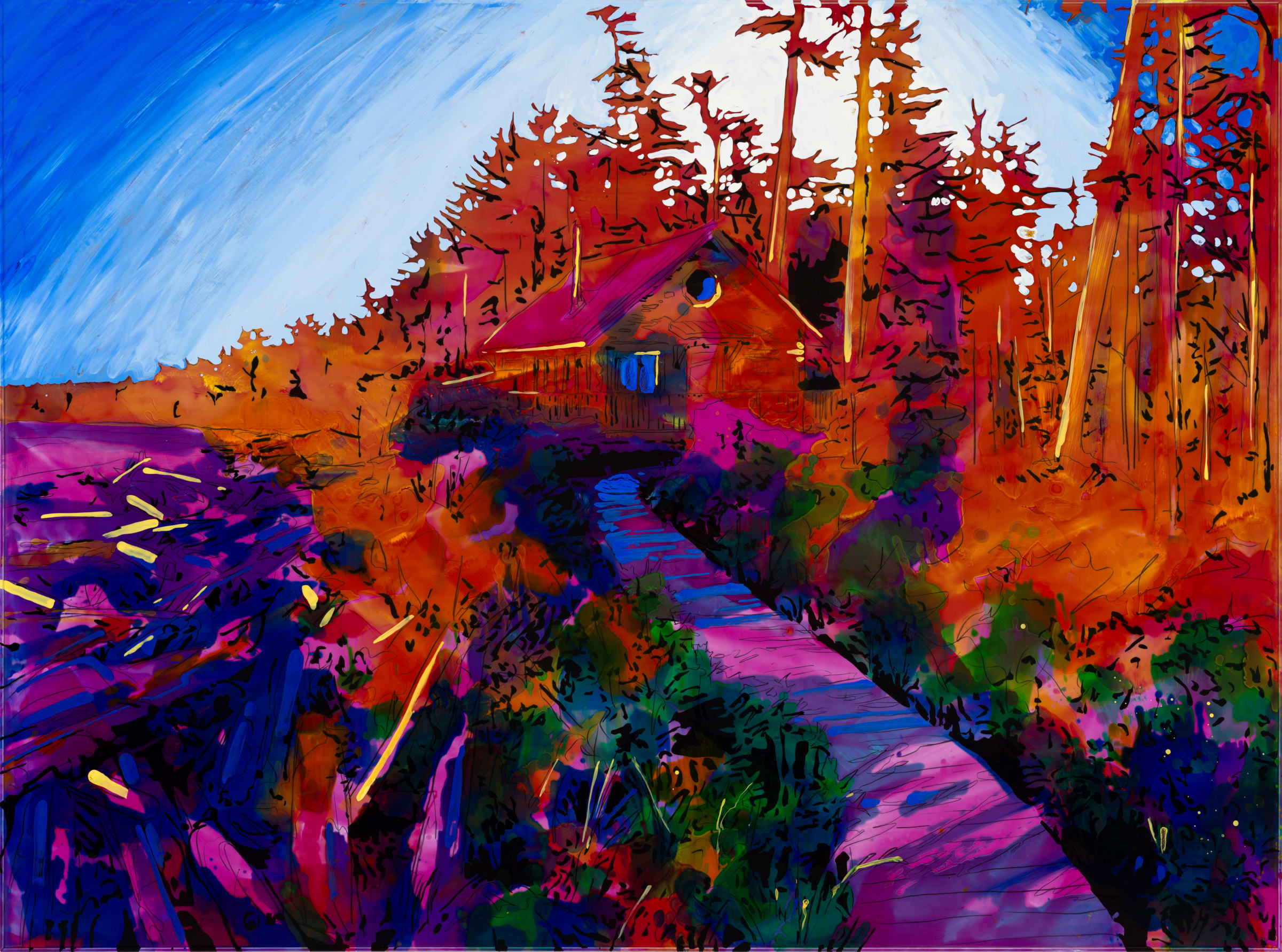 Steve Driscoll, Artist House, 2024 | Peter Robertson Gallery